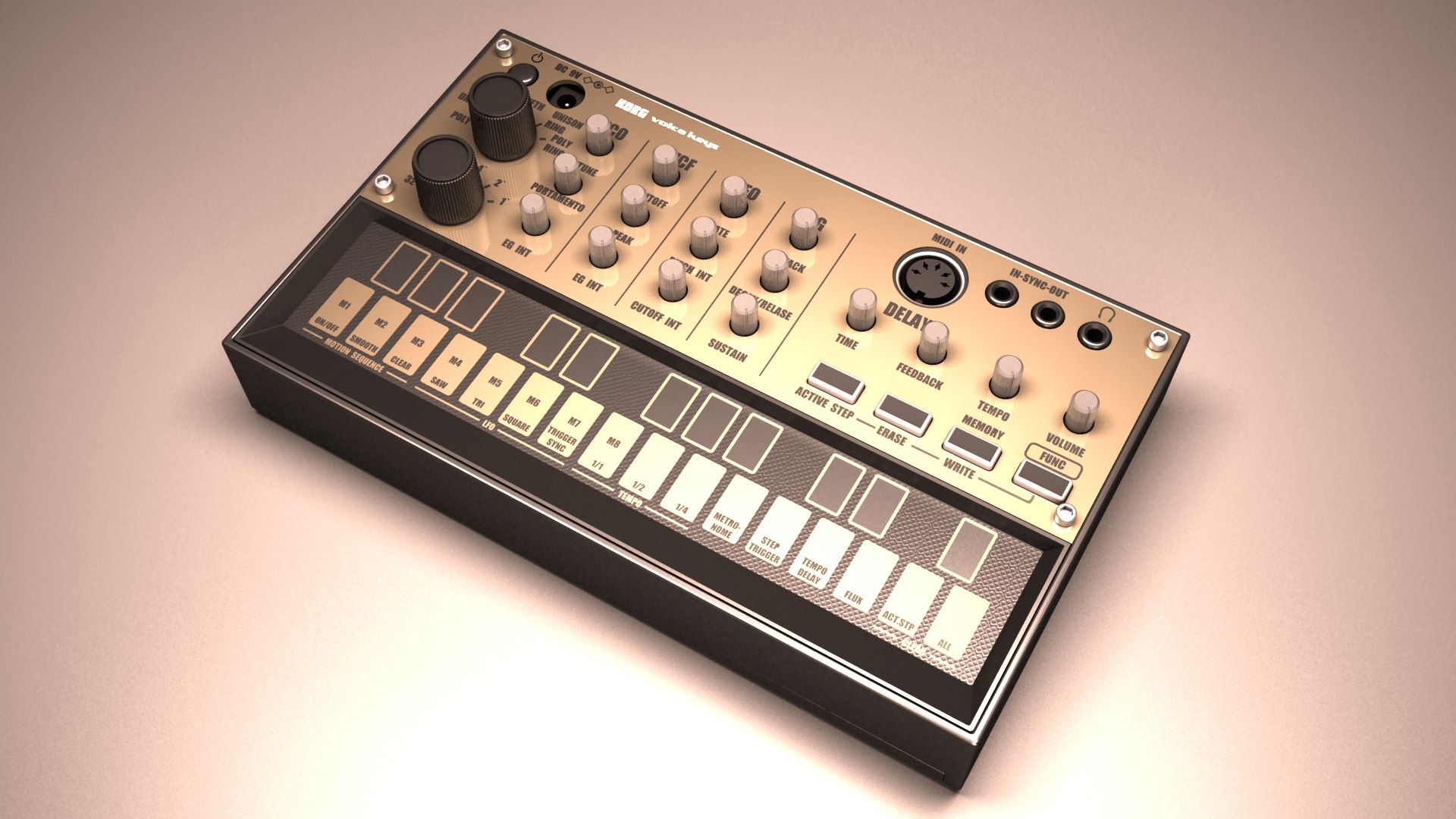 3D Model Korg Volca Keys - TurboSquid 2146742