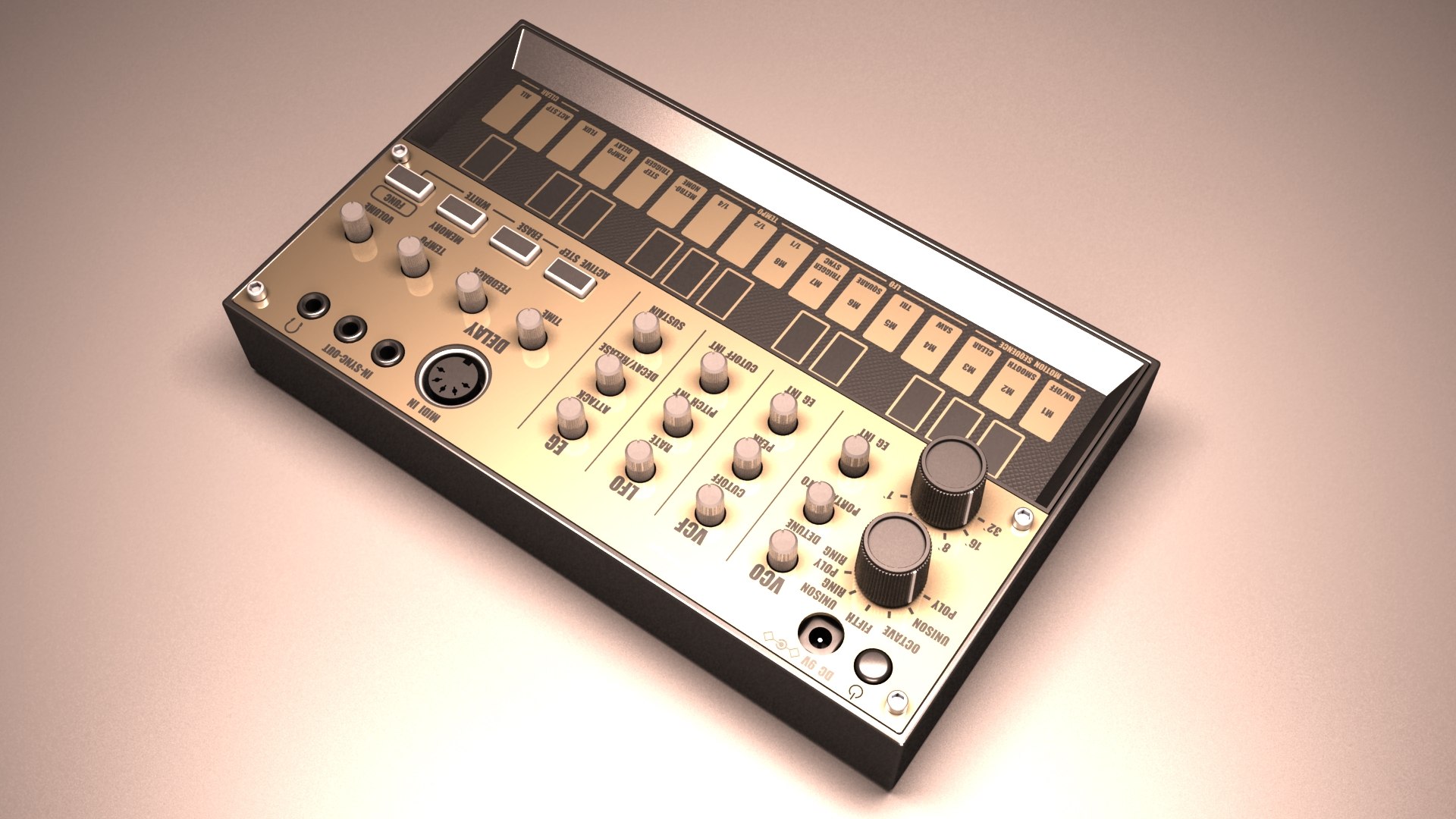 3D Model Korg Volca Keys - TurboSquid 2146742