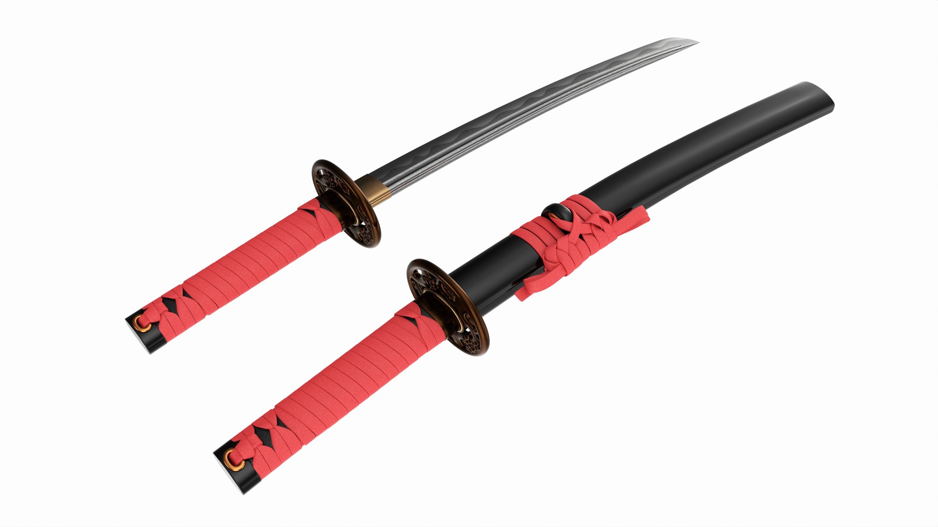 Japanese Short Sword O Tanto 3D - TurboSquid 2183654