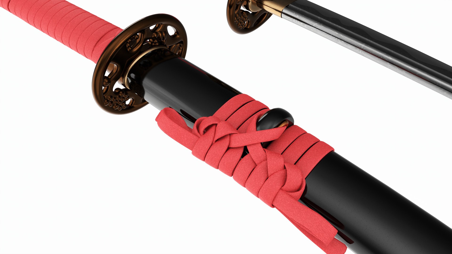 Japanese Short Sword O Tanto 3D - TurboSquid 2183654