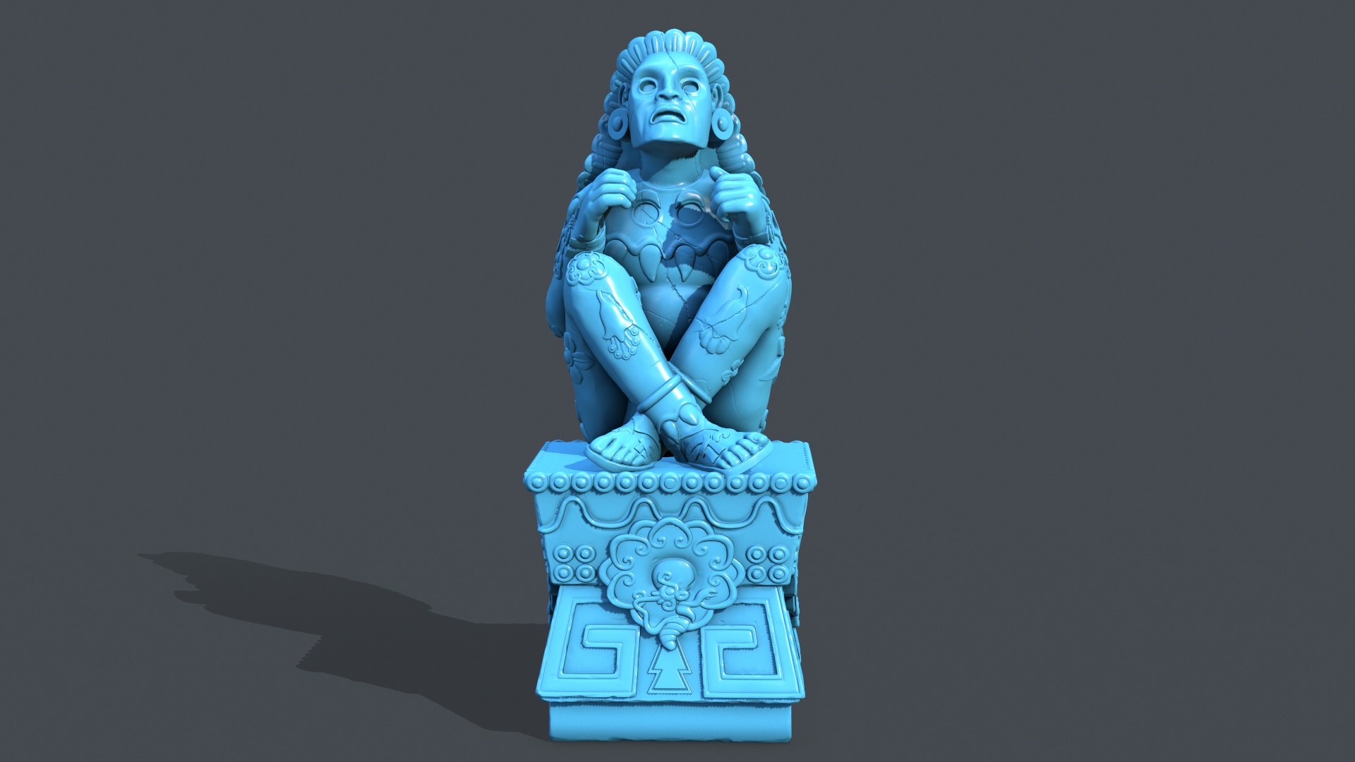 Statue Aztec Mayan Collection 3D - TurboSquid 2223164