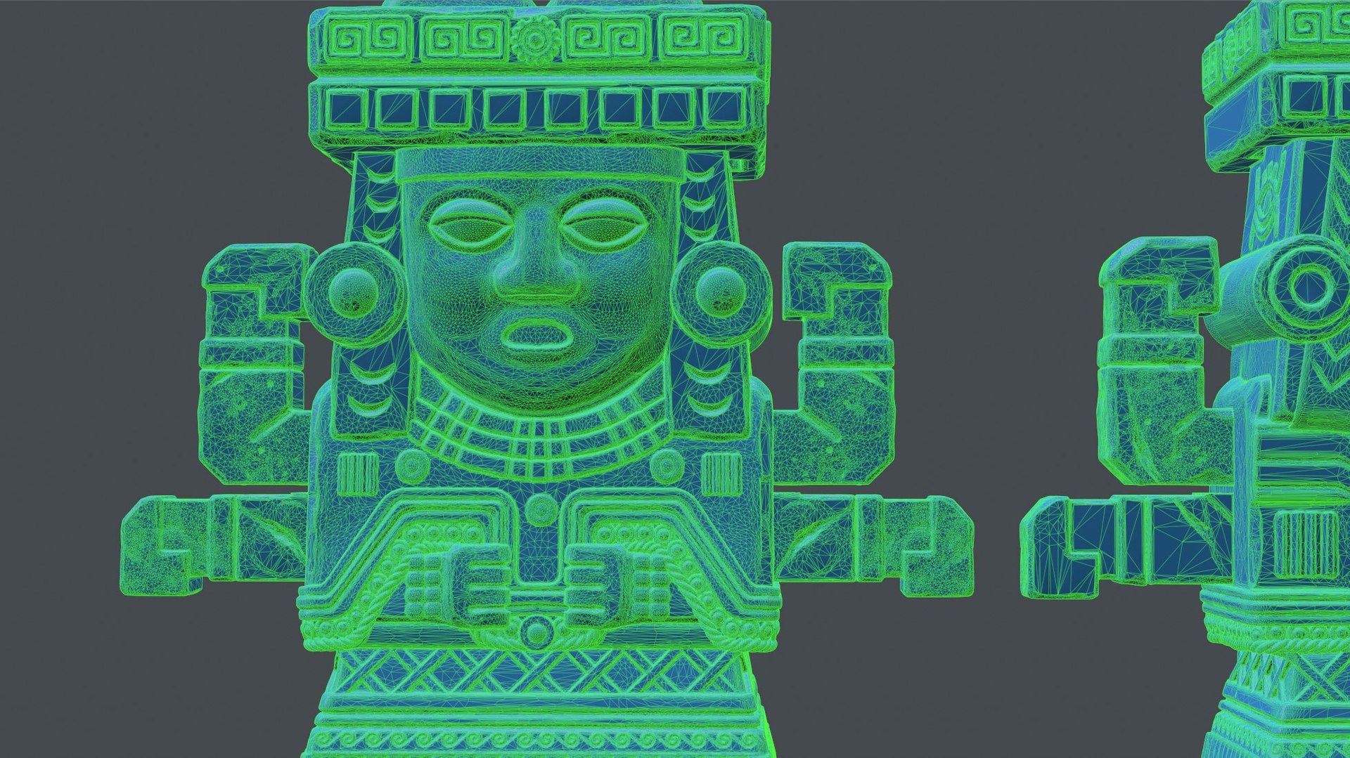 Statue Aztec Mayan Collection 3D - TurboSquid 2223164
