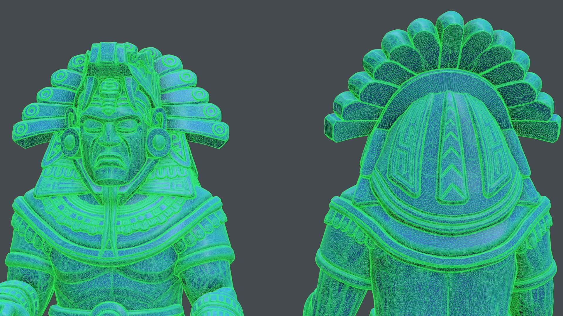 Statue Aztec Mayan Collection 3D - TurboSquid 2223164