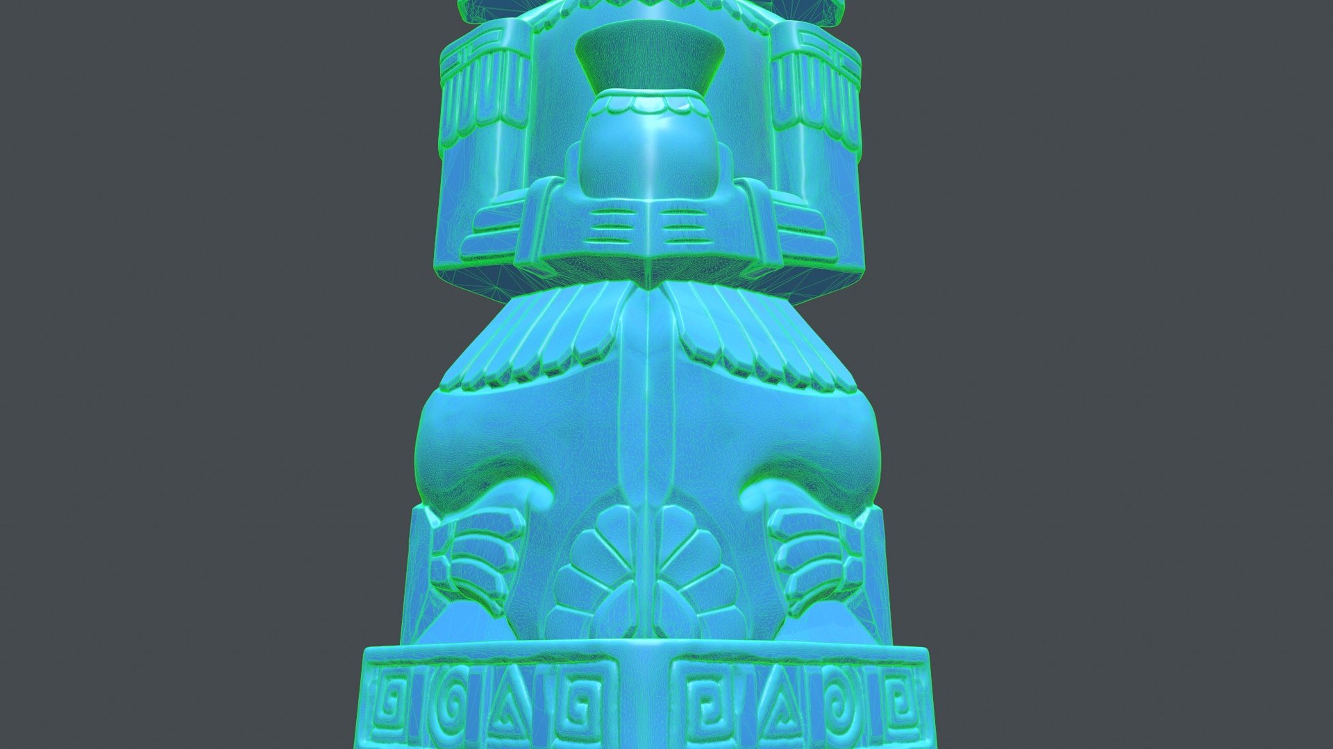 Statue Aztec Mayan Collection 3D - TurboSquid 2223164