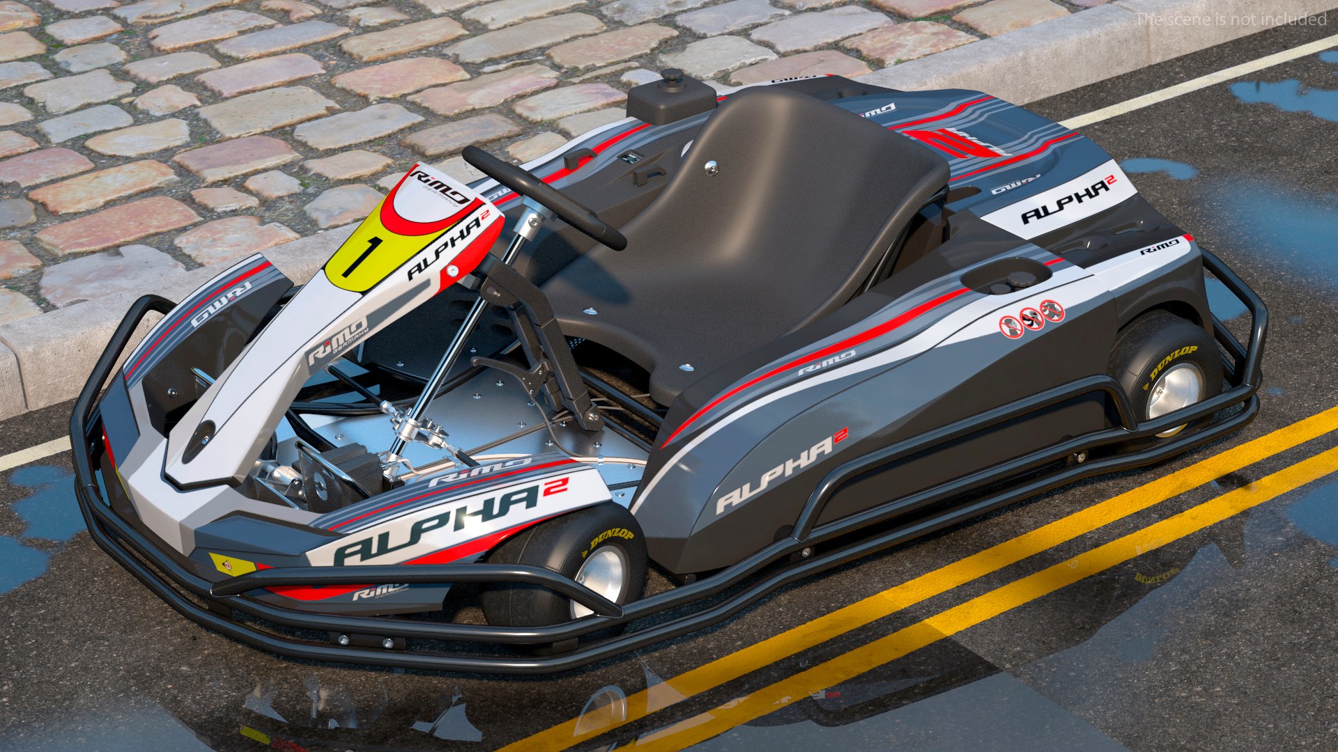 RiMO ALPHA2 Kart Rigged 3D model - TurboSquid 1886759