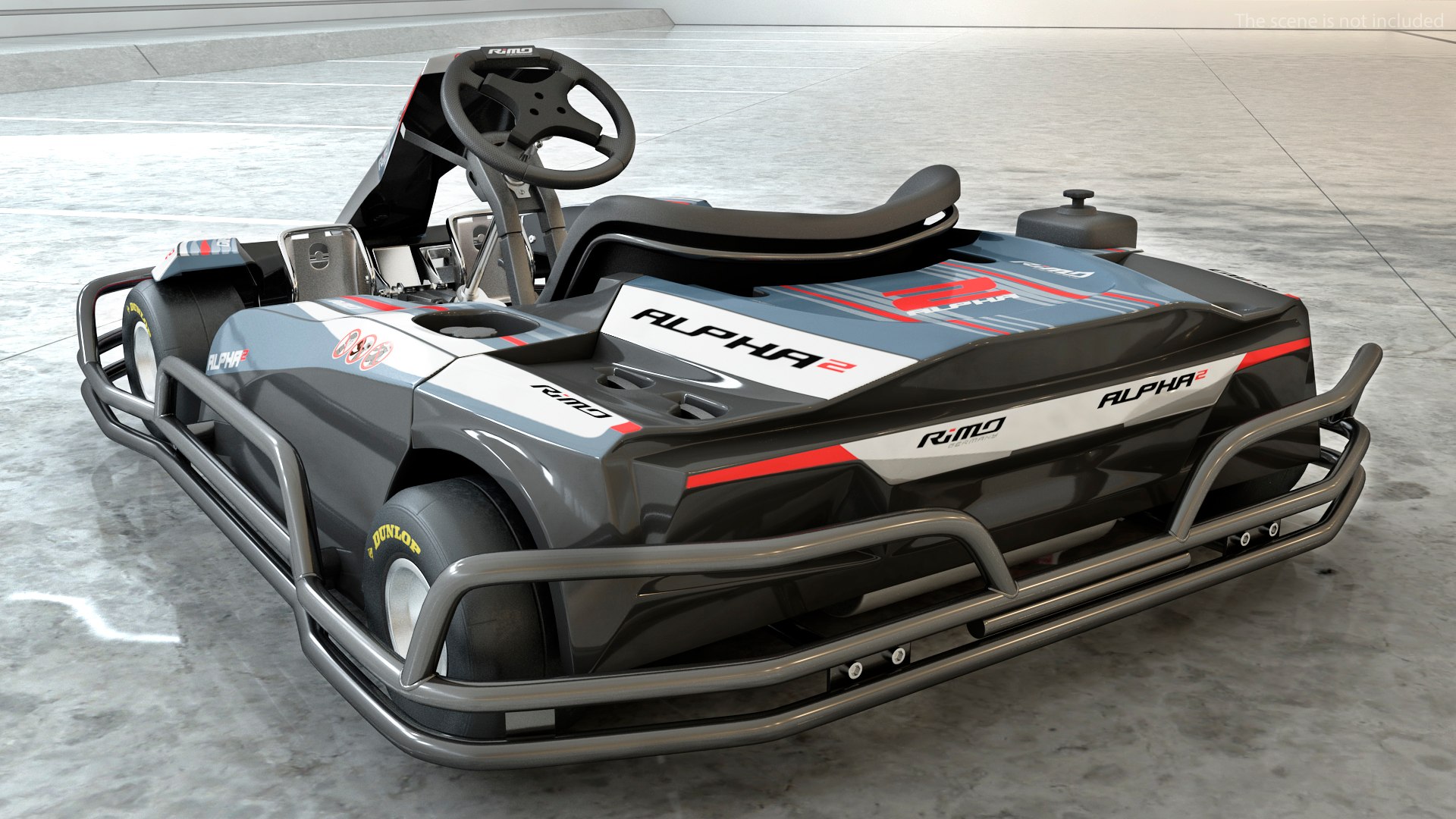 RiMO ALPHA2 Kart Rigged 3D model - TurboSquid 1886759