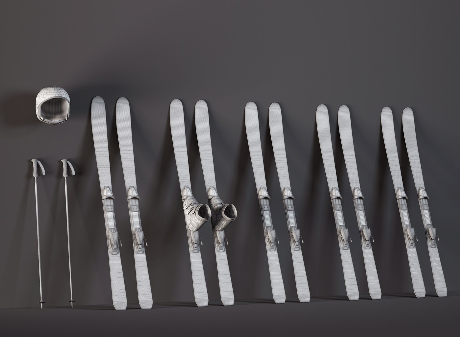 Alpine Ski 3D Model - TurboSquid 1345112