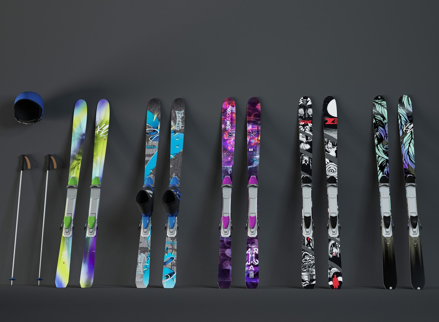 Alpine Ski 3D Model - TurboSquid 1345112