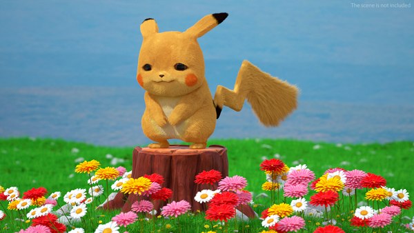 modelo 3d Piel de Pikachu aparejada - TurboSquid 2080799