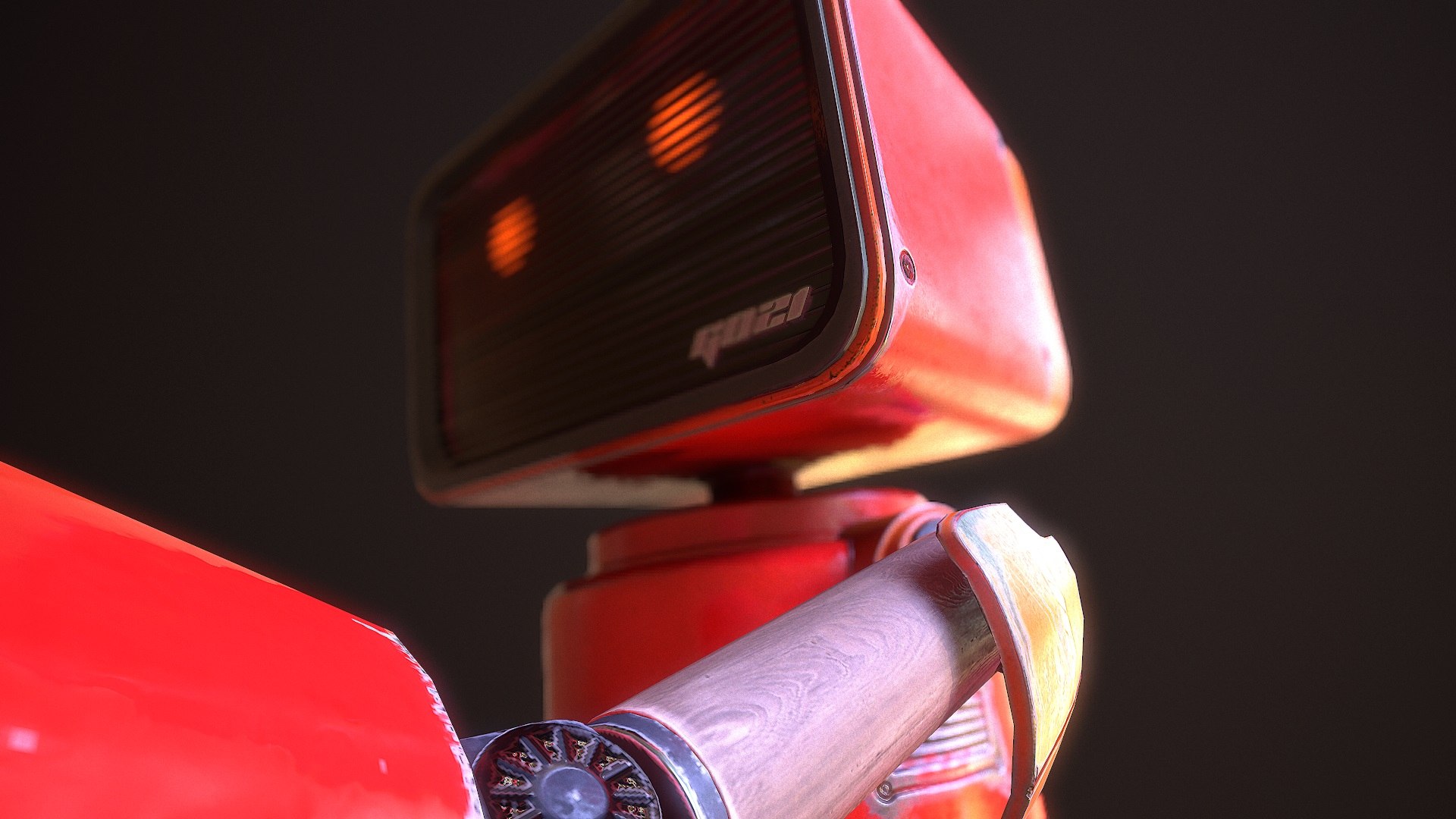 Retro robot 3D - TurboSquid 1409236