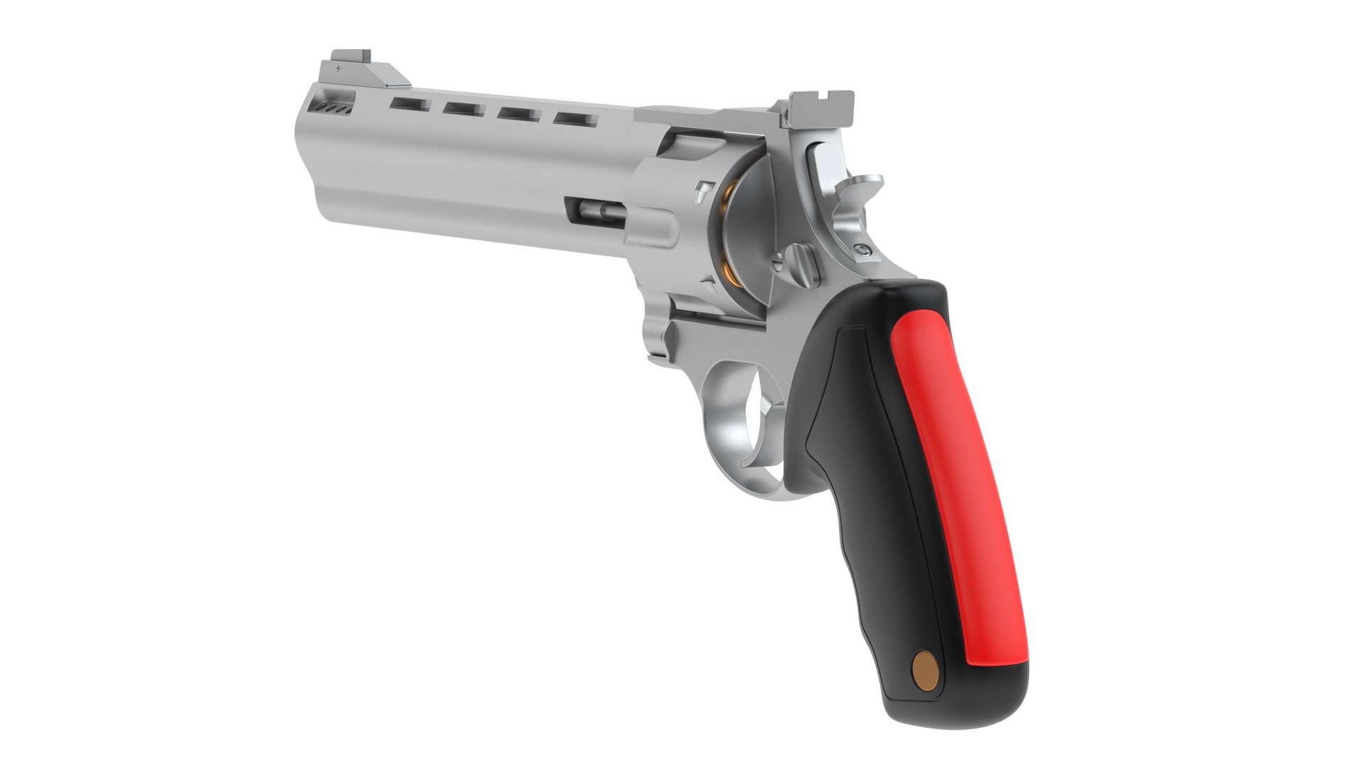 3D Taurus Raging Bull Revolver Model - TurboSquid 2047184