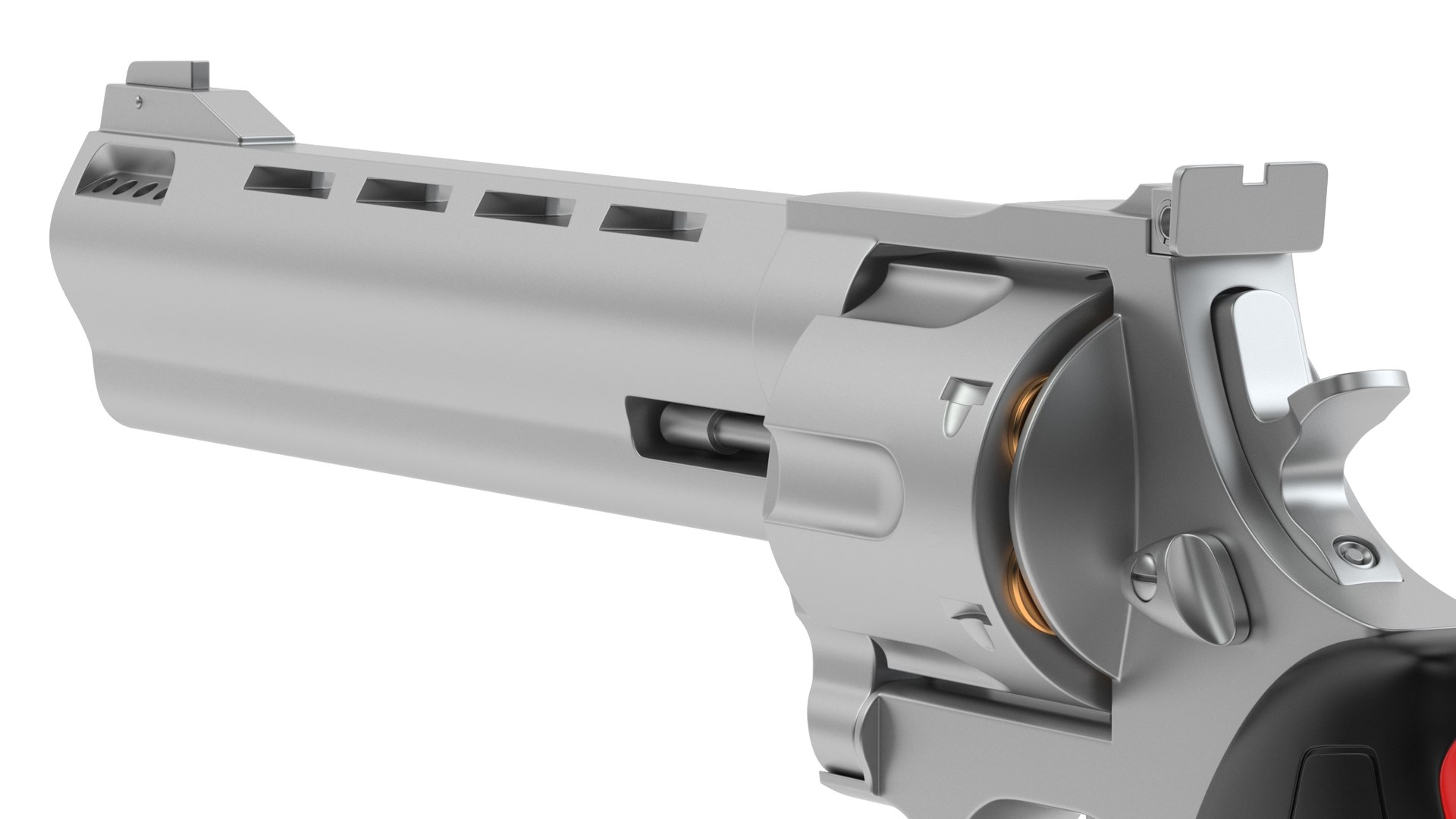 3D Taurus Raging Bull Revolver Model - TurboSquid 2047184