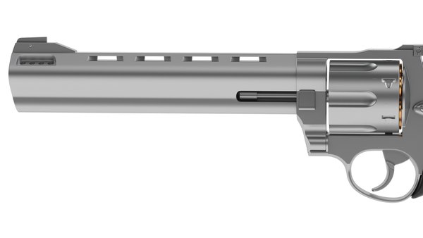 modelo 3d Taurus Raging Bull Revolver - TurboSquid 2047184