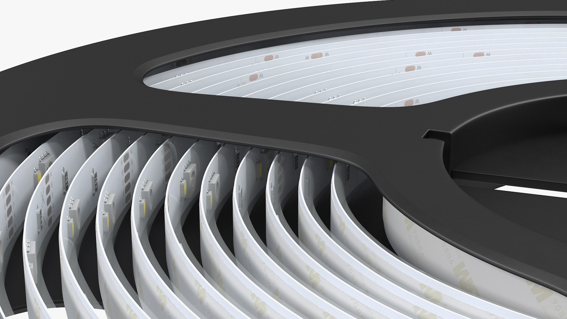 3D Model Led Strip Lights Tape - TurboSquid 1434226