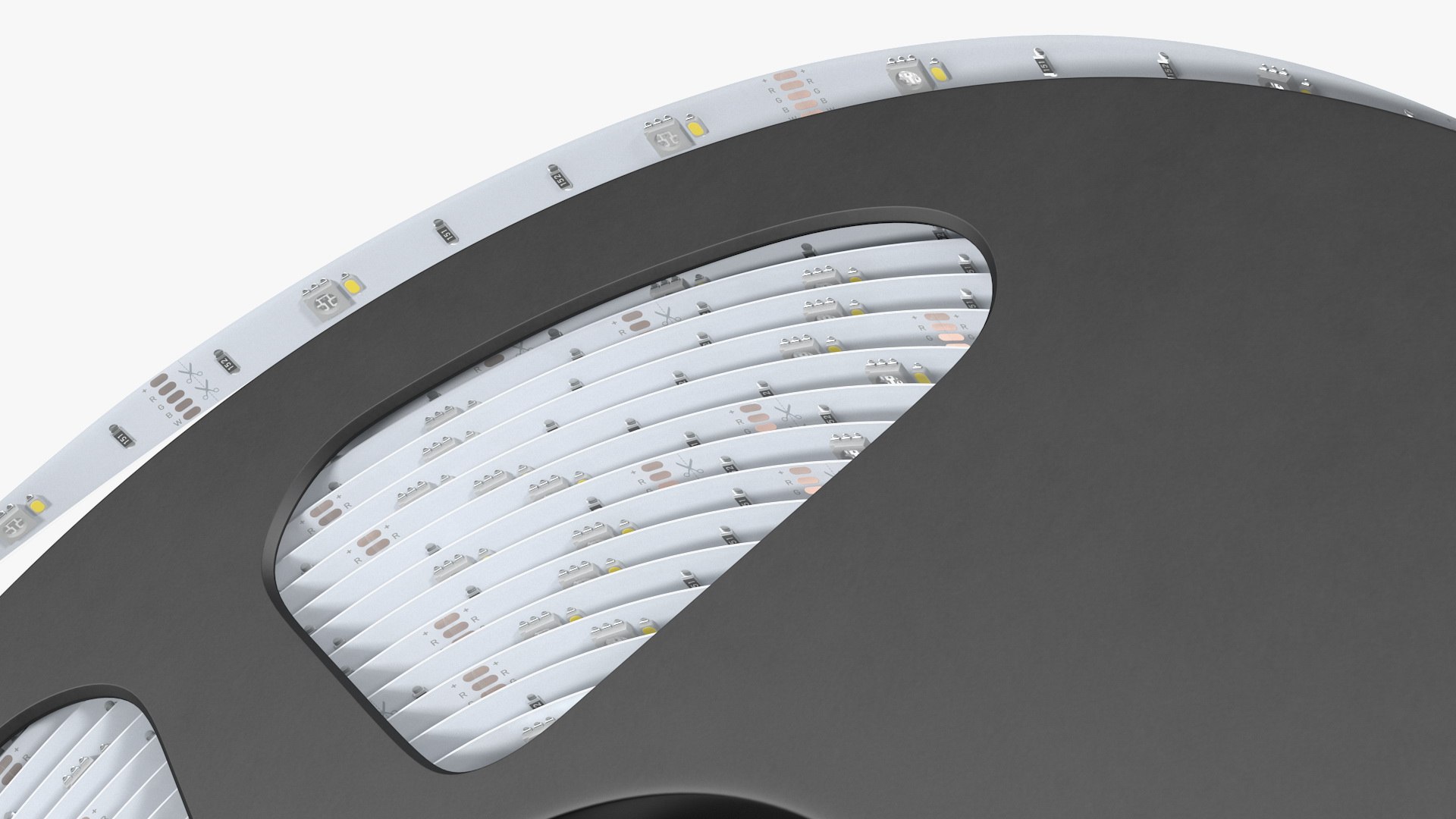 3D Model Led Strip Lights Tape - TurboSquid 1434226