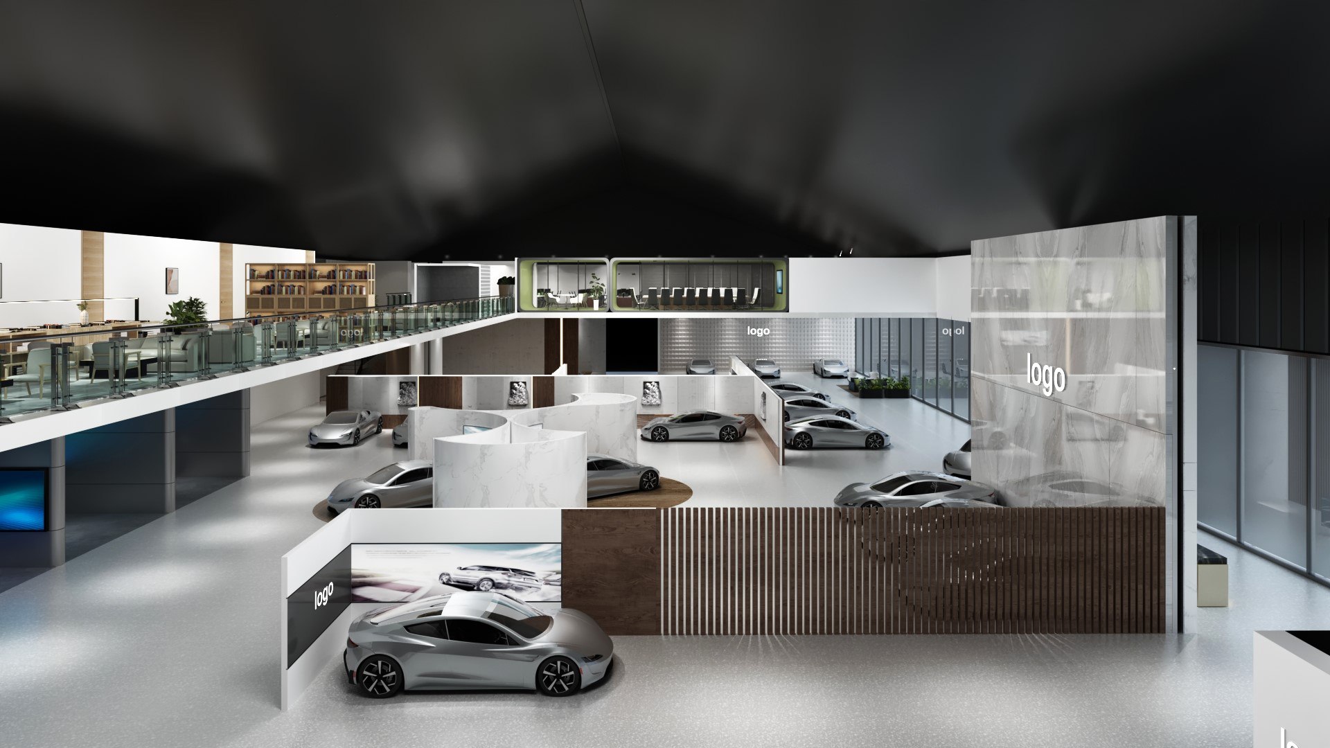Future Car Gallery 3D Model - TurboSquid 2217991