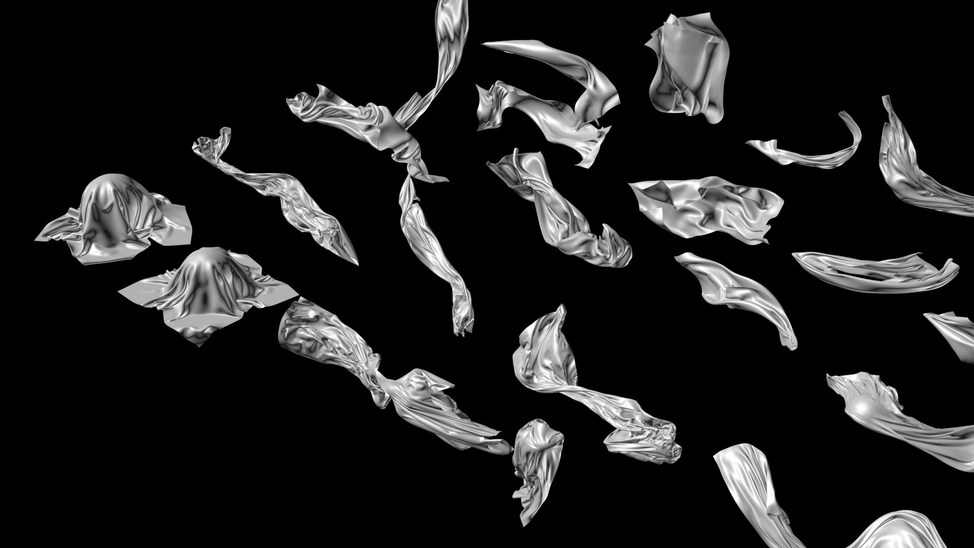 3D Model Fabric Set Cloth Model - TurboSquid 1880028