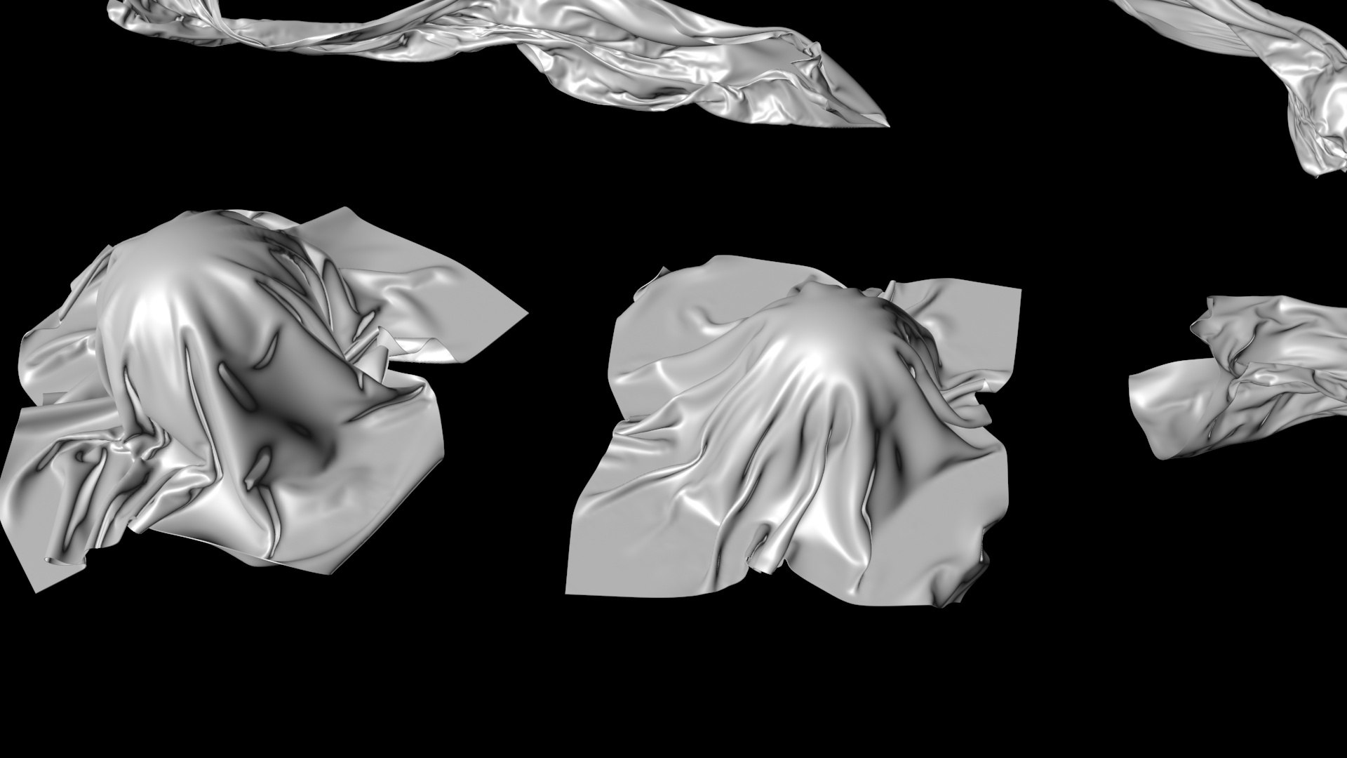 3D Model Fabric Set Cloth Model - TurboSquid 1880028