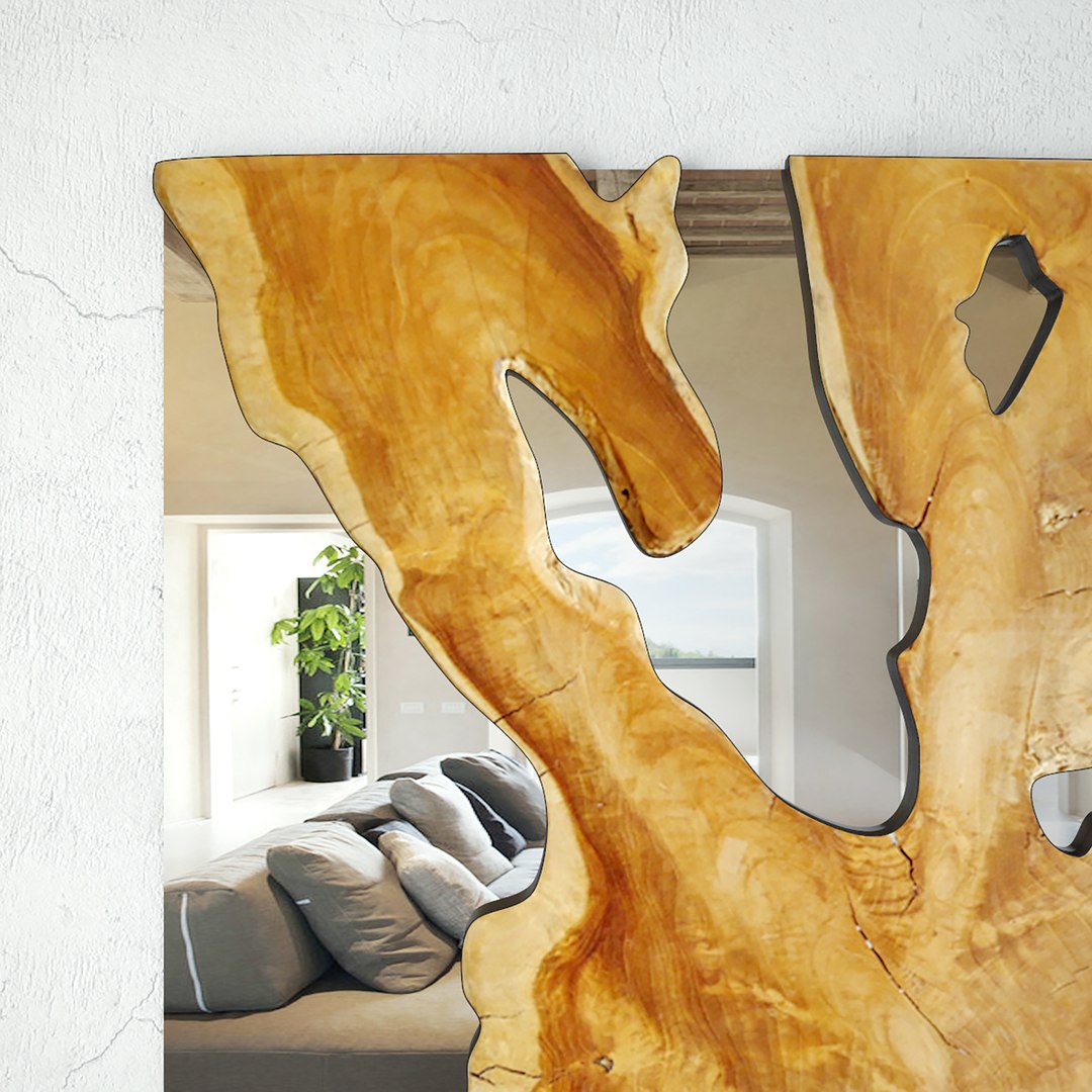 3D Organic Teak Root Mirror - TurboSquid 2129070