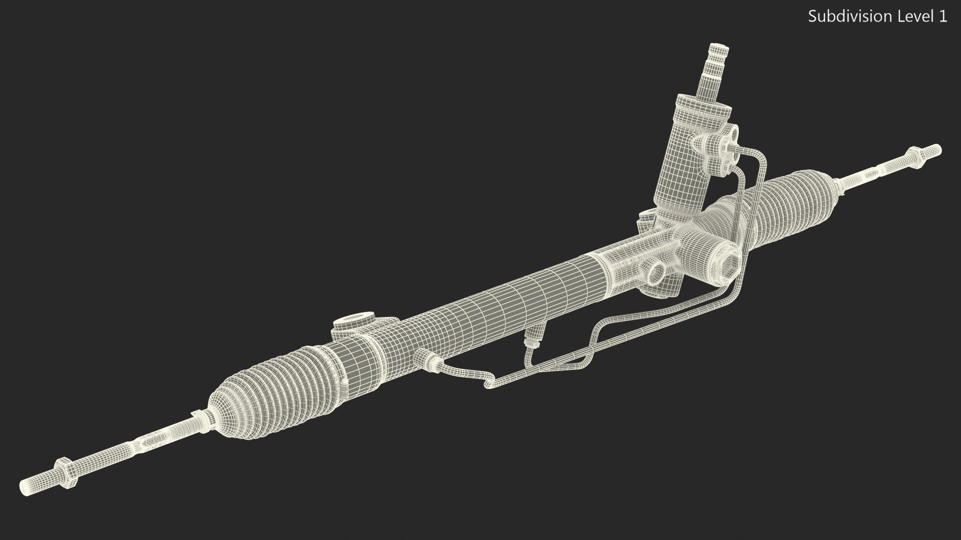 Power Steering Rack 3D model - TurboSquid 1980935