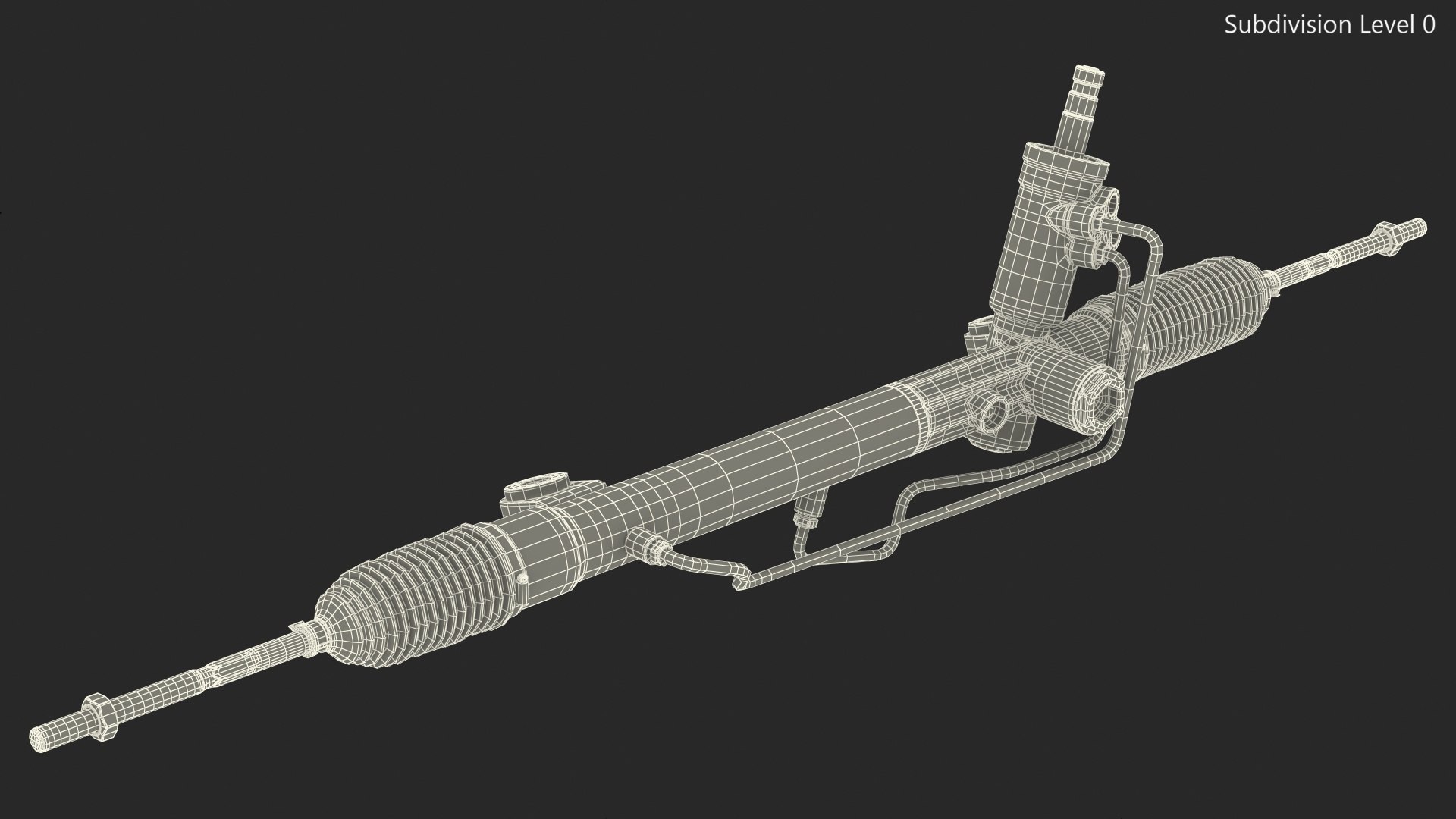 Power Steering Rack 3D model - TurboSquid 1980935