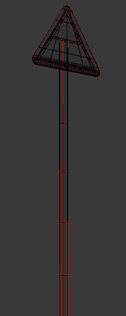 Right Hand Curve Roadsign 3D Model - TurboSquid 1496250