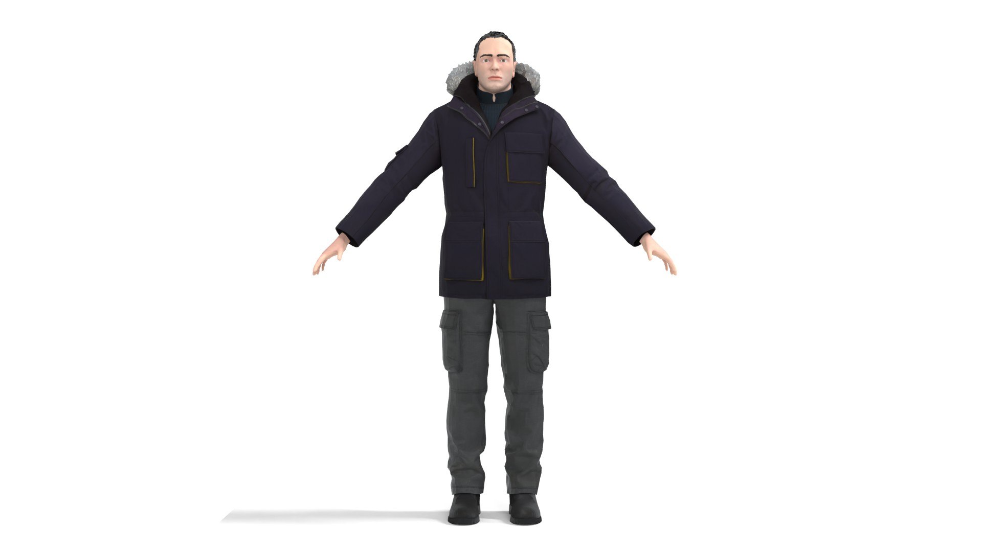 3D Winter Outfit - TurboSquid 2064706