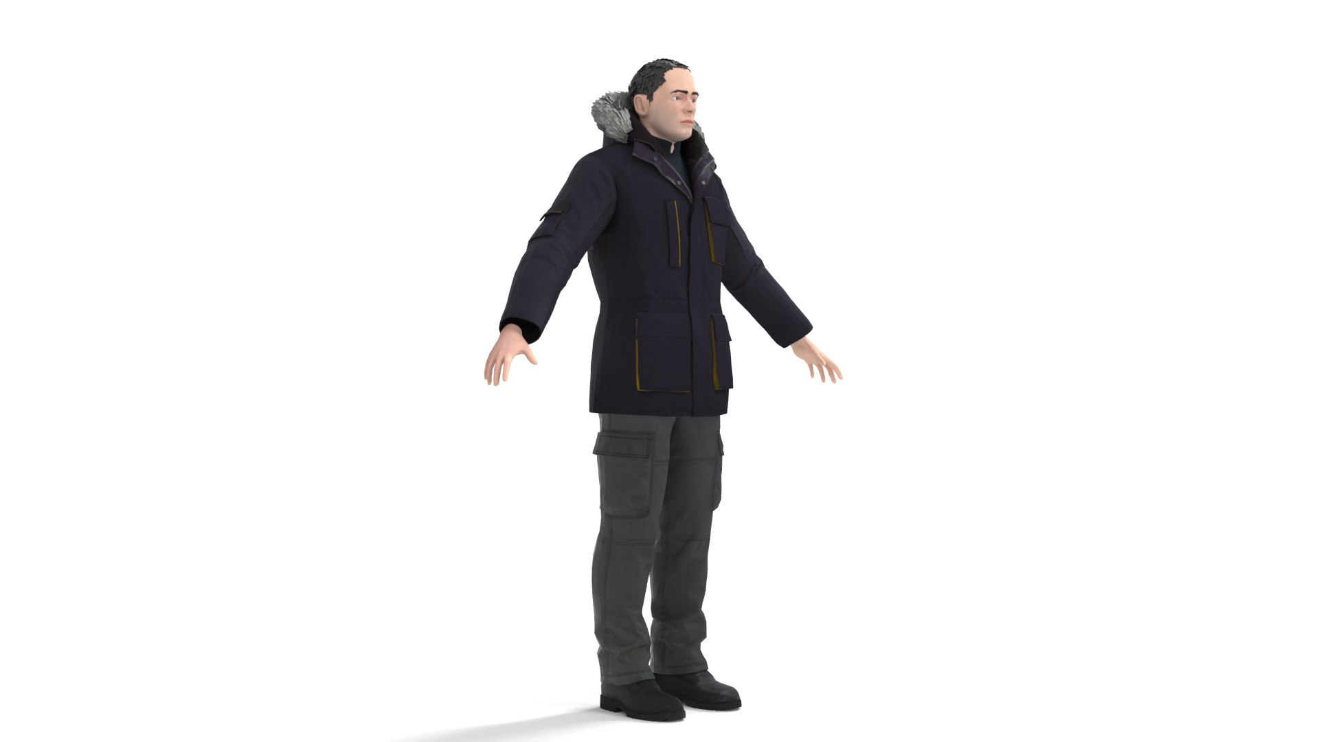 3D Winter Outfit - TurboSquid 2064706