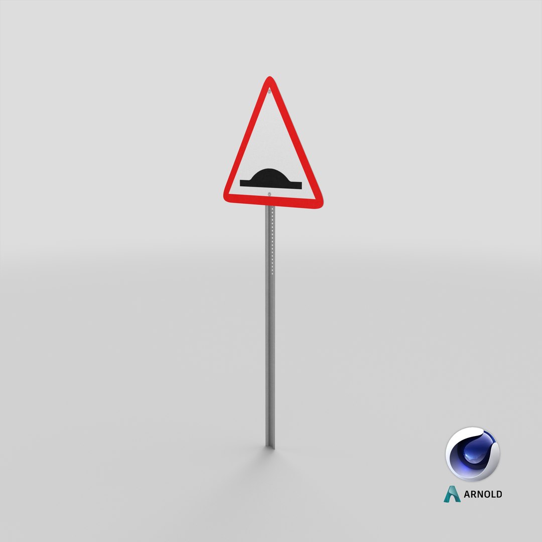 Traffic Sign 18 3D Model - TurboSquid 2064553