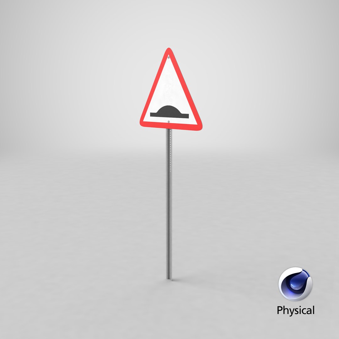 Traffic Sign 18 3D Model - TurboSquid 2064553