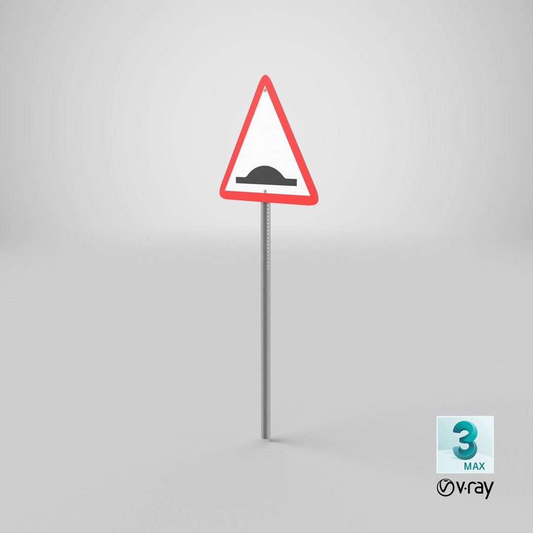 Traffic Sign 18 3D Model - TurboSquid 2064553