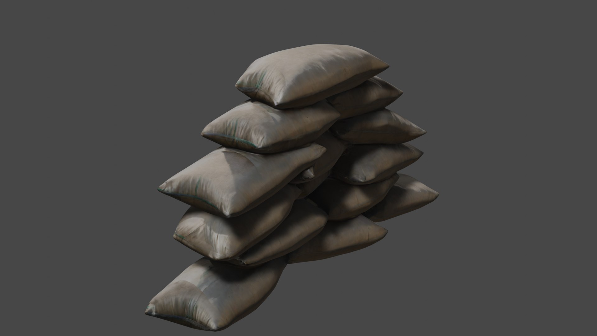 Military Sandbags 3D Model - TurboSquid 2367643