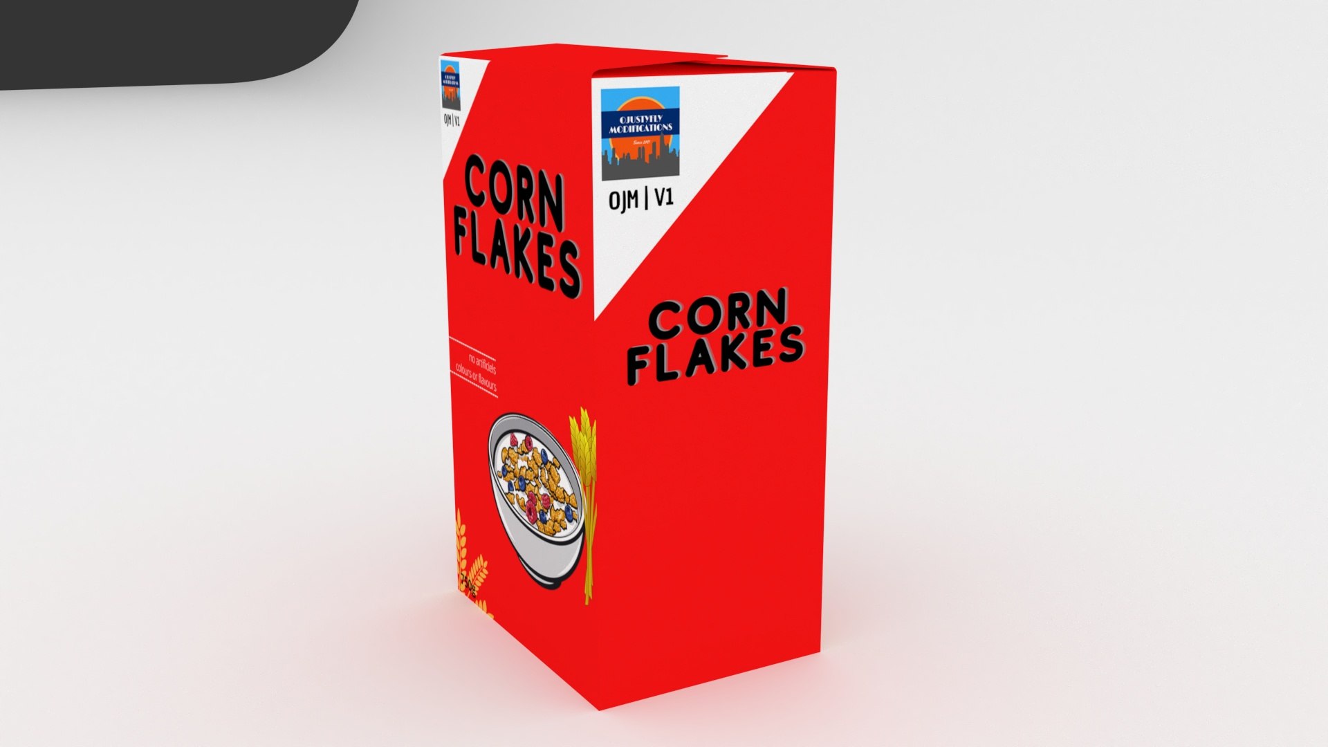 CornFlakes 750g V1 By OJM 3D - TurboSquid 1932666