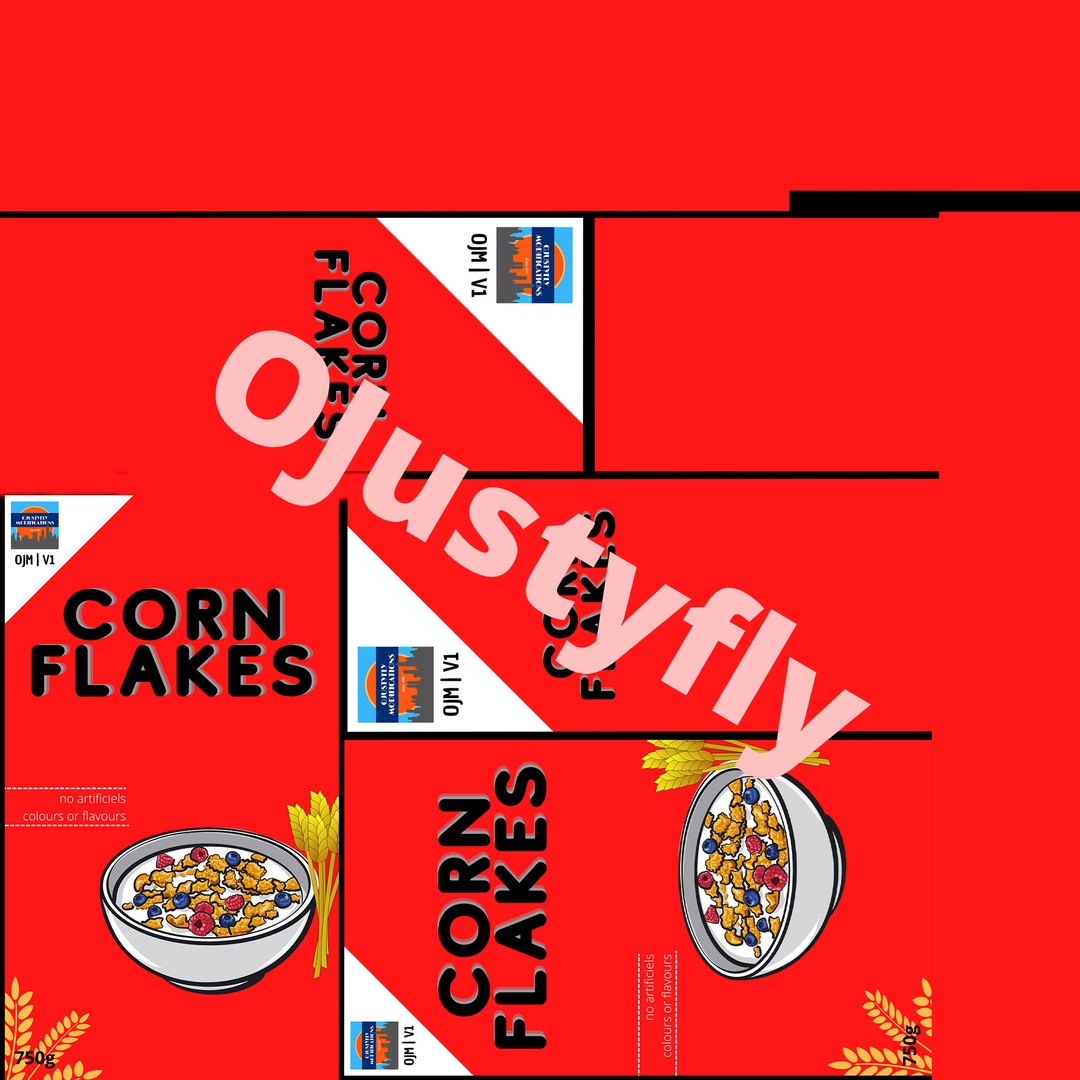 CornFlakes 750g V1 By OJM 3D - TurboSquid 1932666