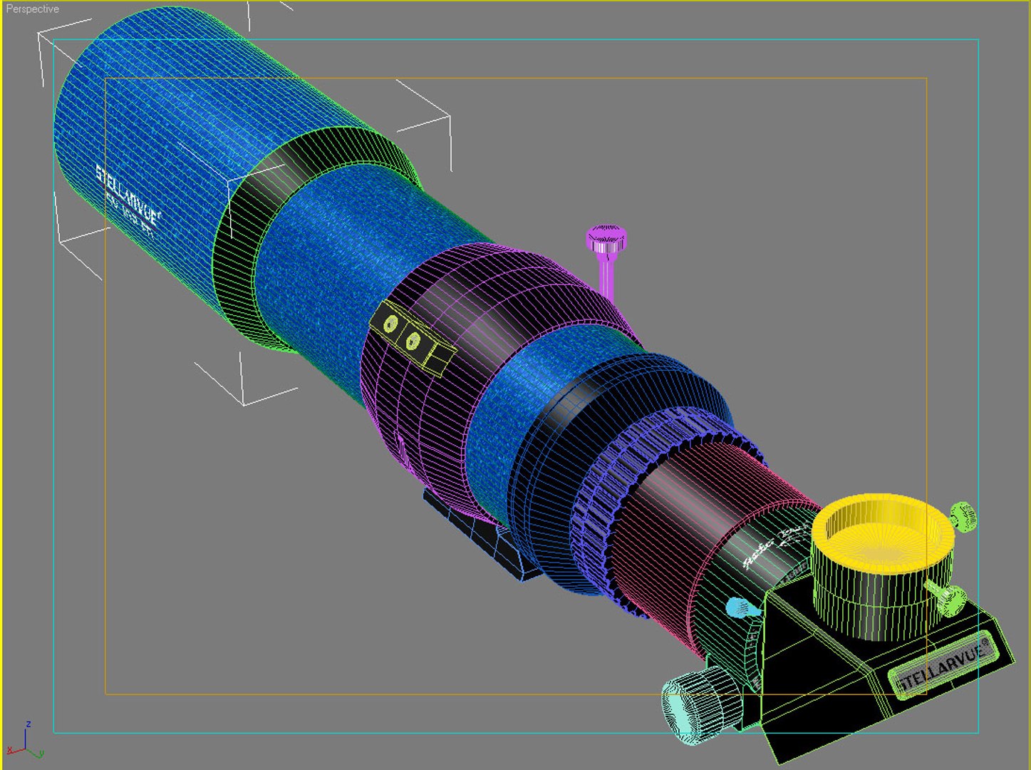 Stellarvue Ed Telescopes Scope 3d Model