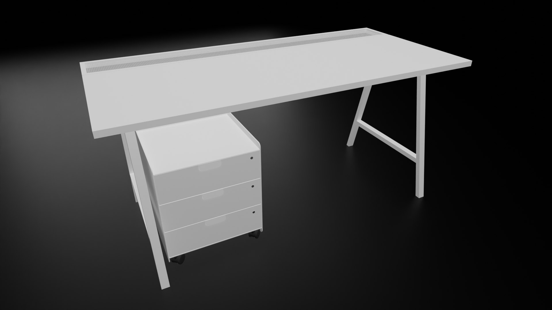 Computer Table Design 3D Model - TurboSquid 2109725