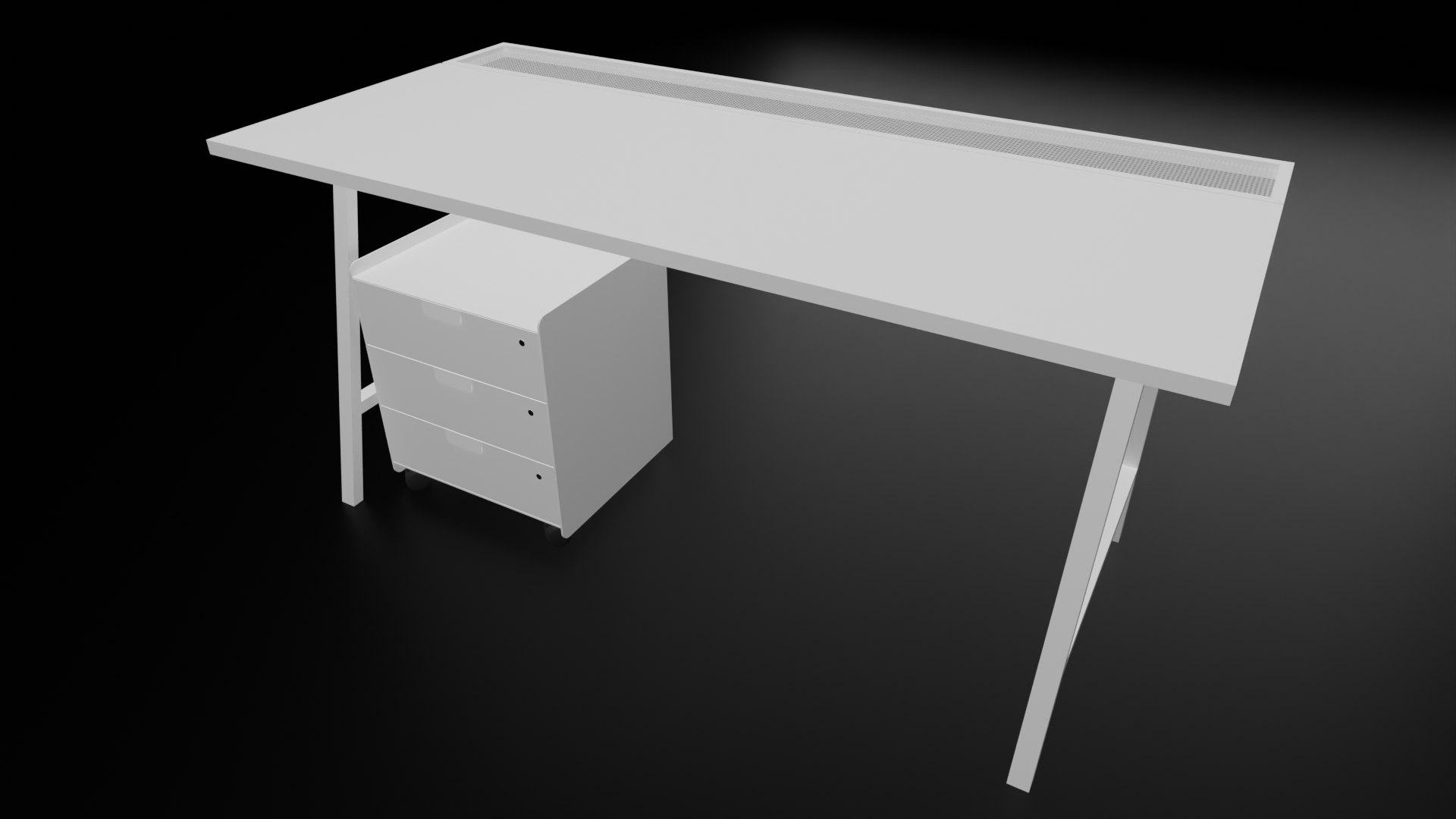 Computer Table Design 3D Model - TurboSquid 2109725