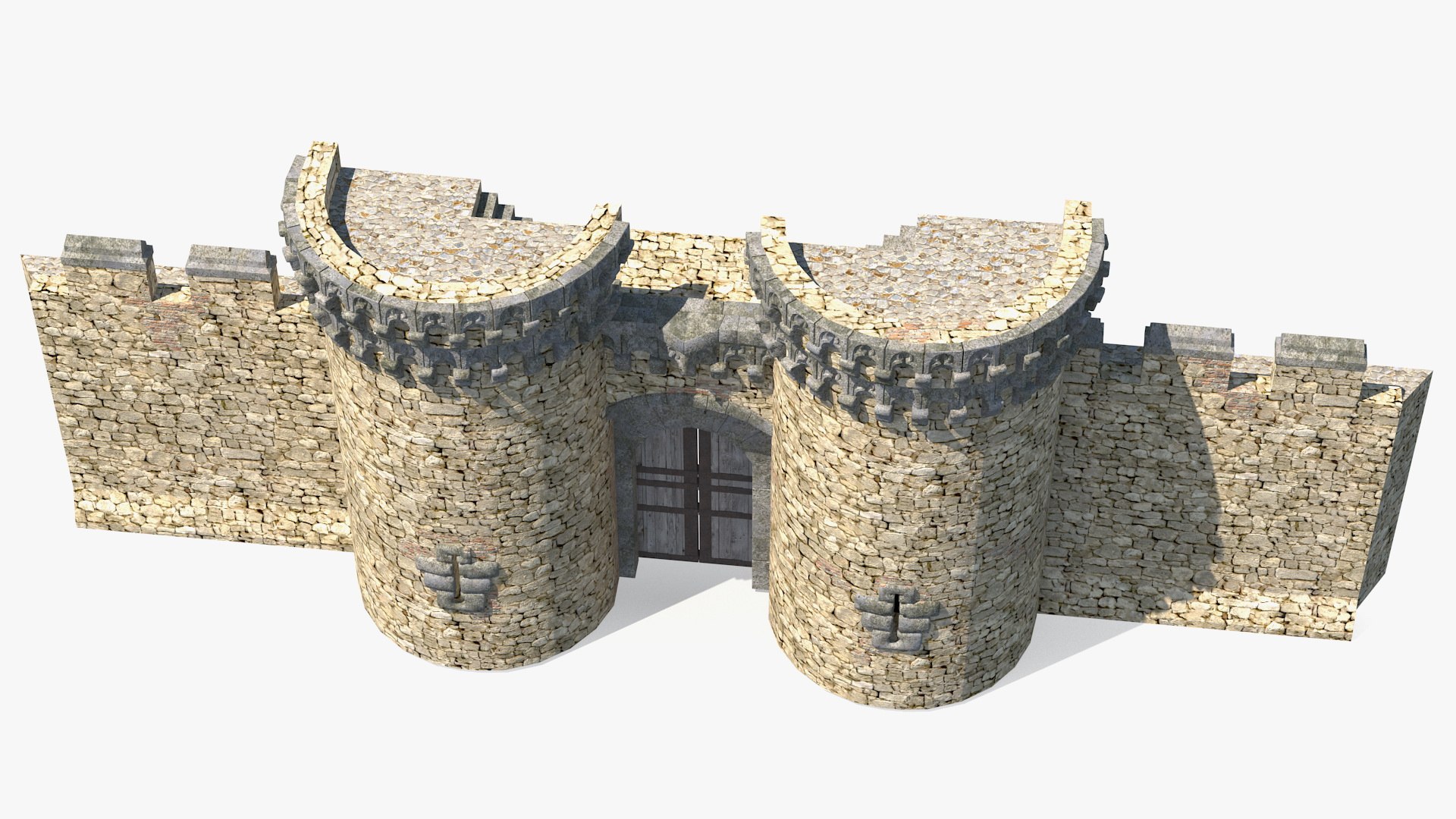Castle Entrance Gate 3D - TurboSquid 1474070