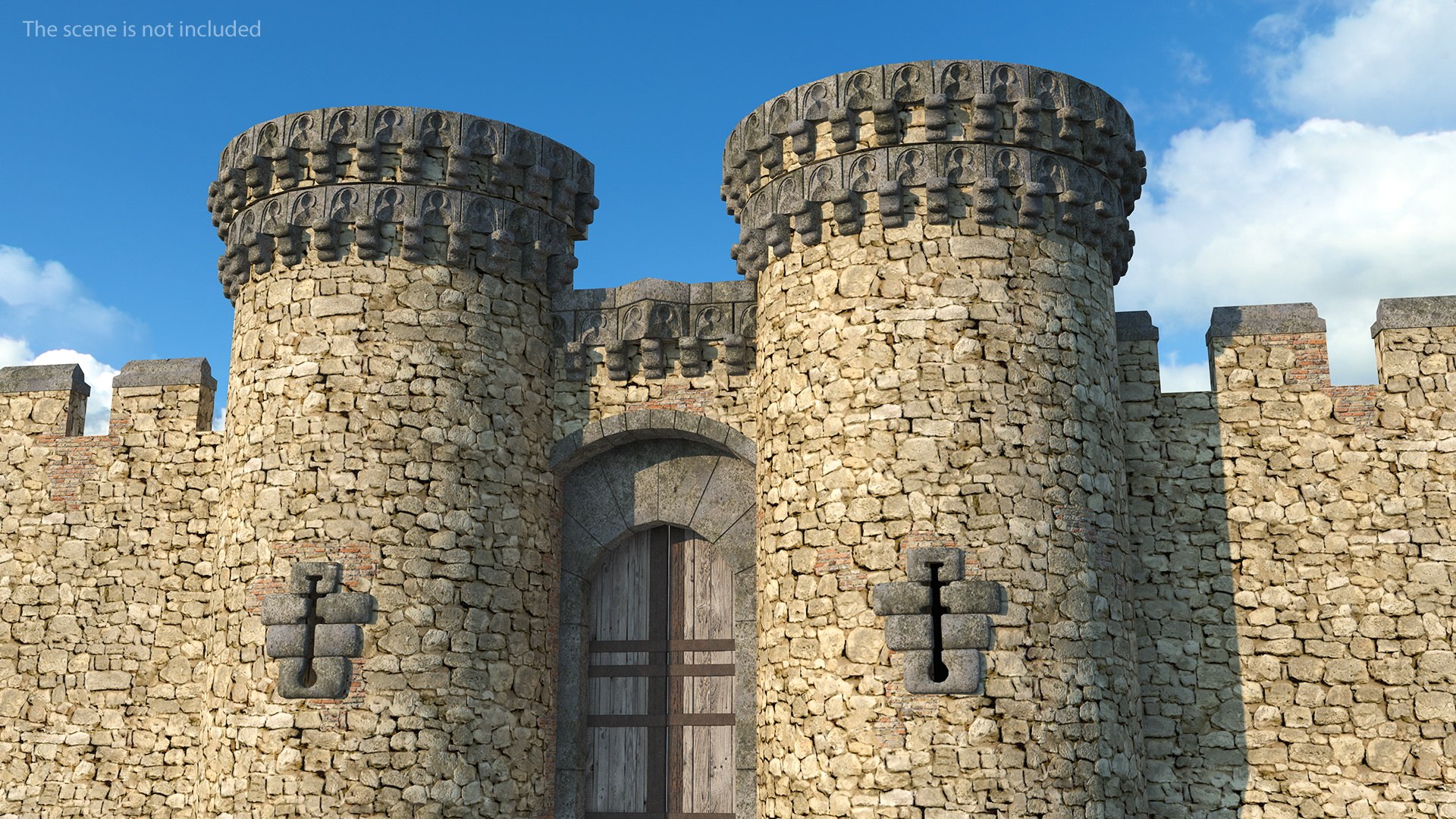 Castle Entrance Gate 3D - TurboSquid 1474070