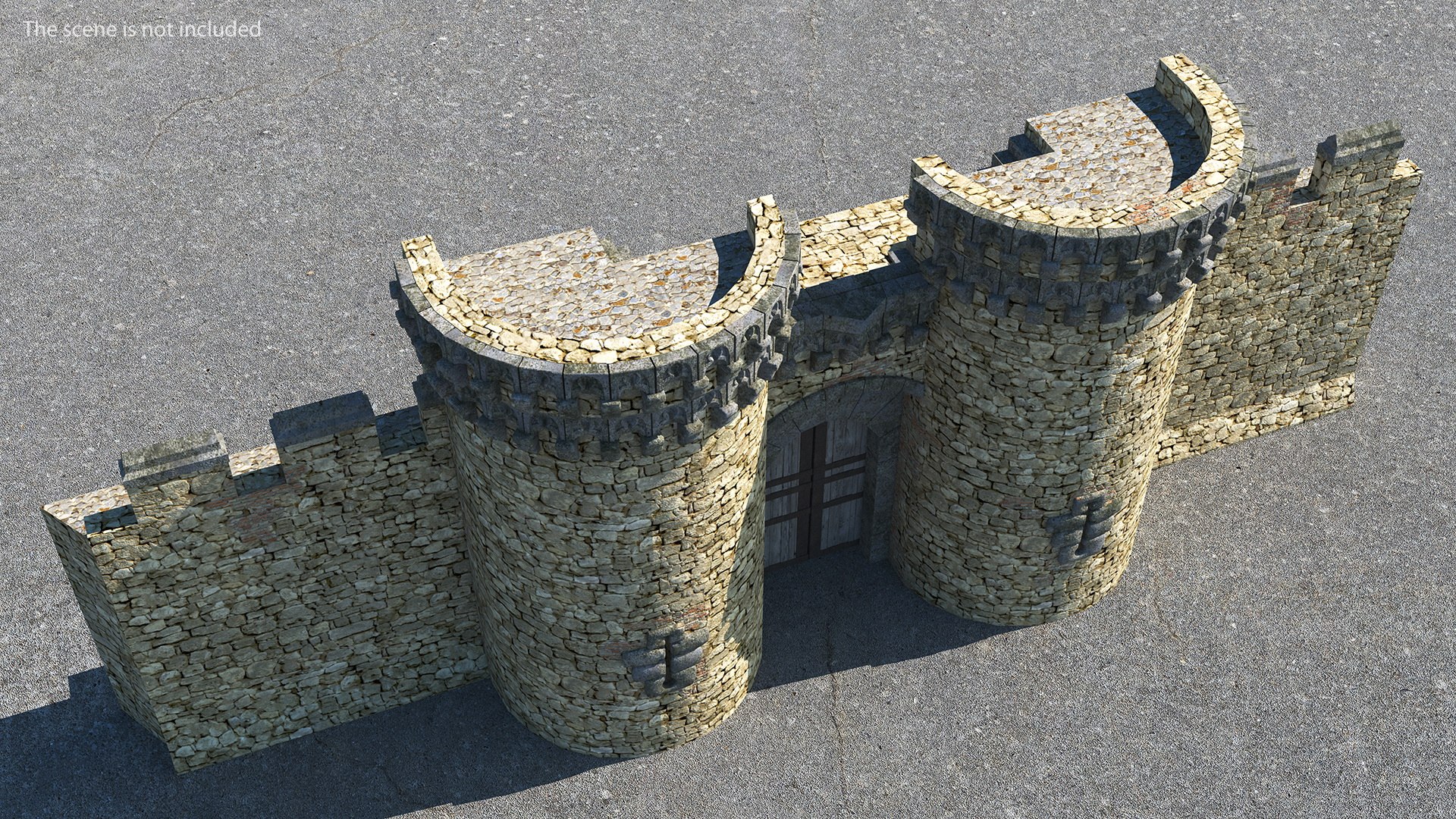 Castle Entrance Gate 3D - TurboSquid 1474070
