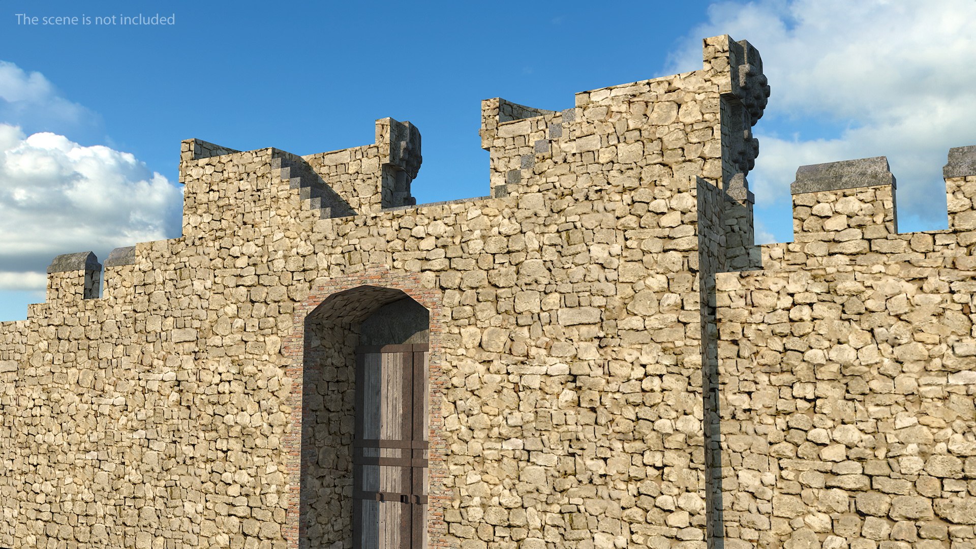 Castle Entrance Gate 3D - TurboSquid 1474070