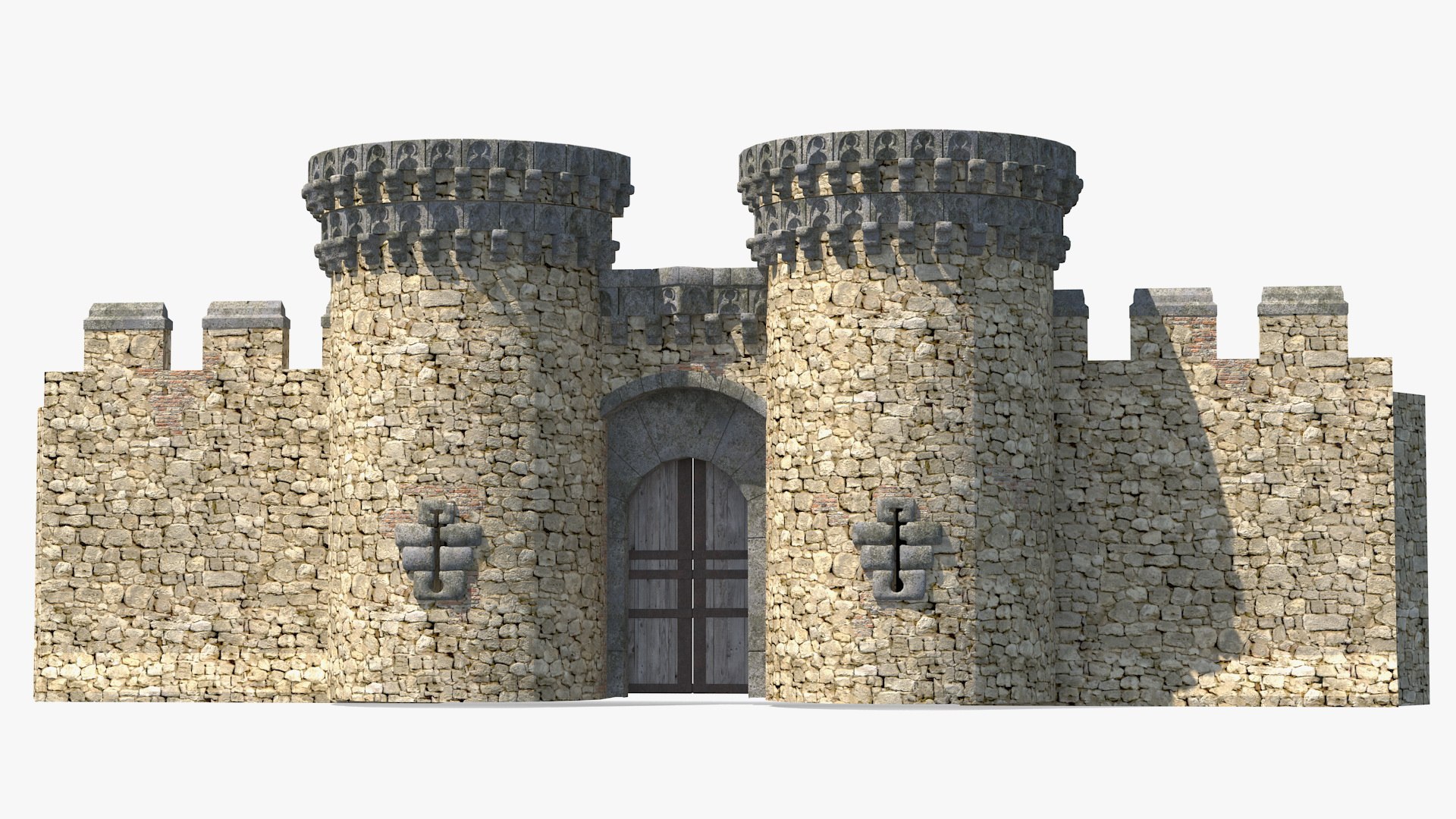 Castle Entrance Gate 3D - TurboSquid 1474070