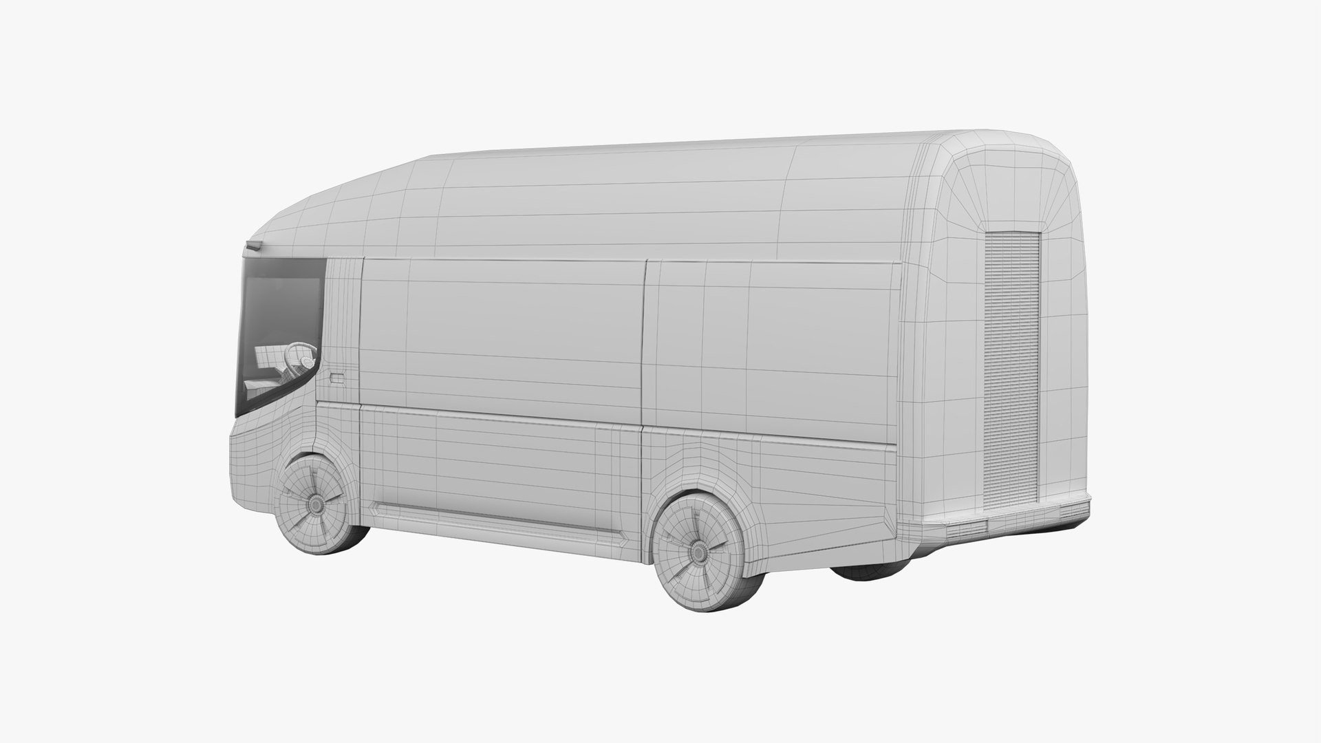 Generic Future Concept Van 2 3D Model - TurboSquid 2217629