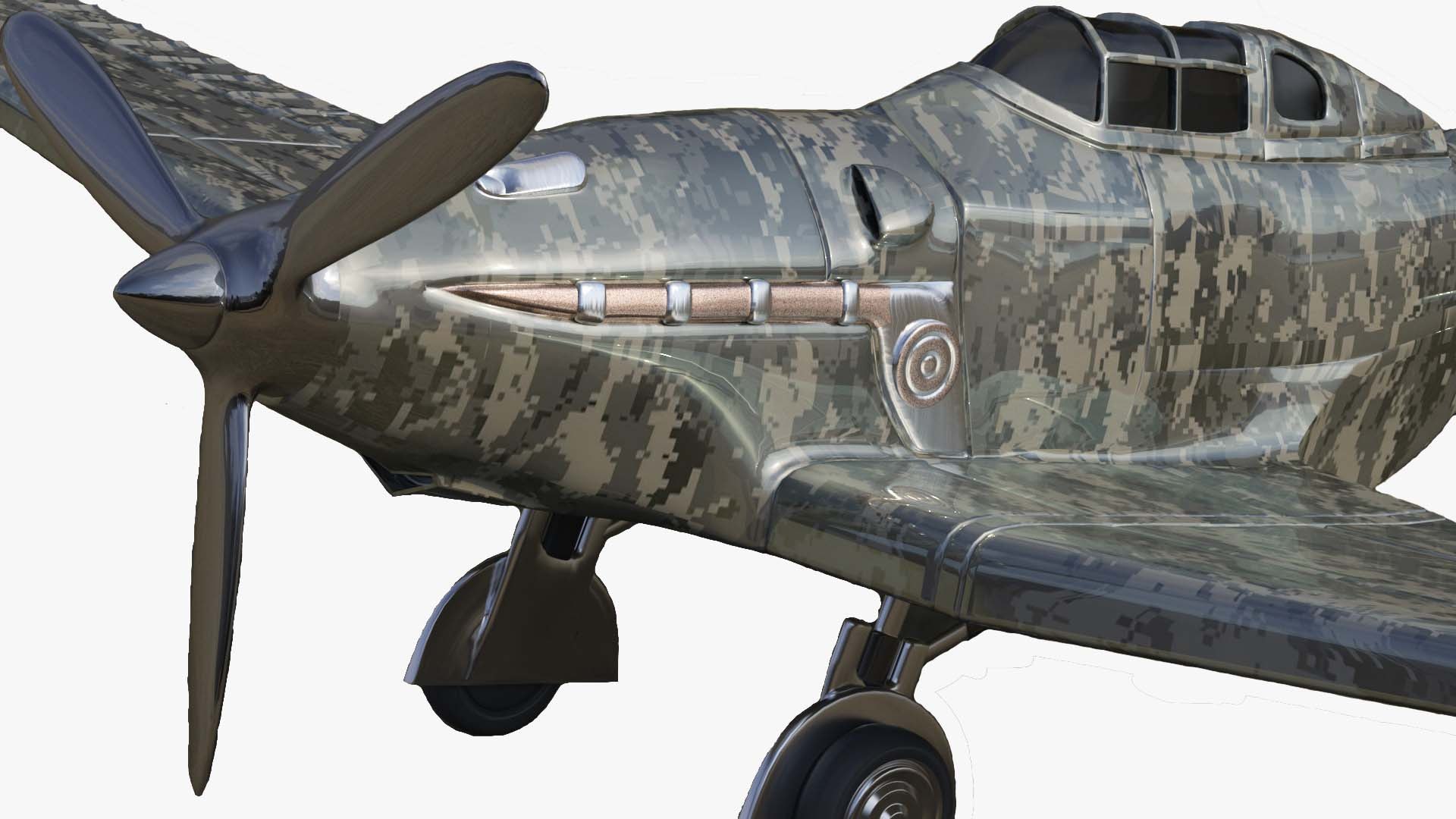 Sukhoi-su-1-russia WW2 PLANE 3D Model - TurboSquid 2147481