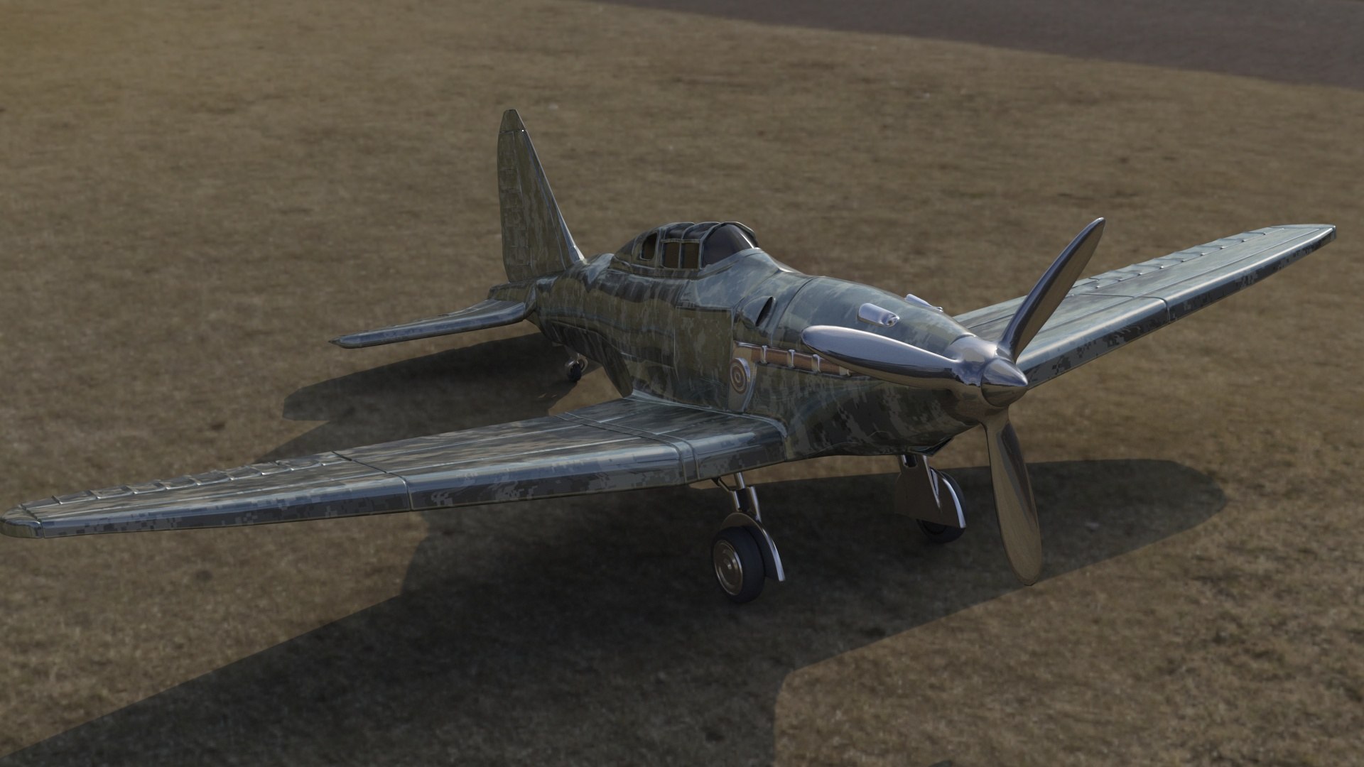 Sukhoi-su-1-russia WW2 PLANE 3D Model - TurboSquid 2147481