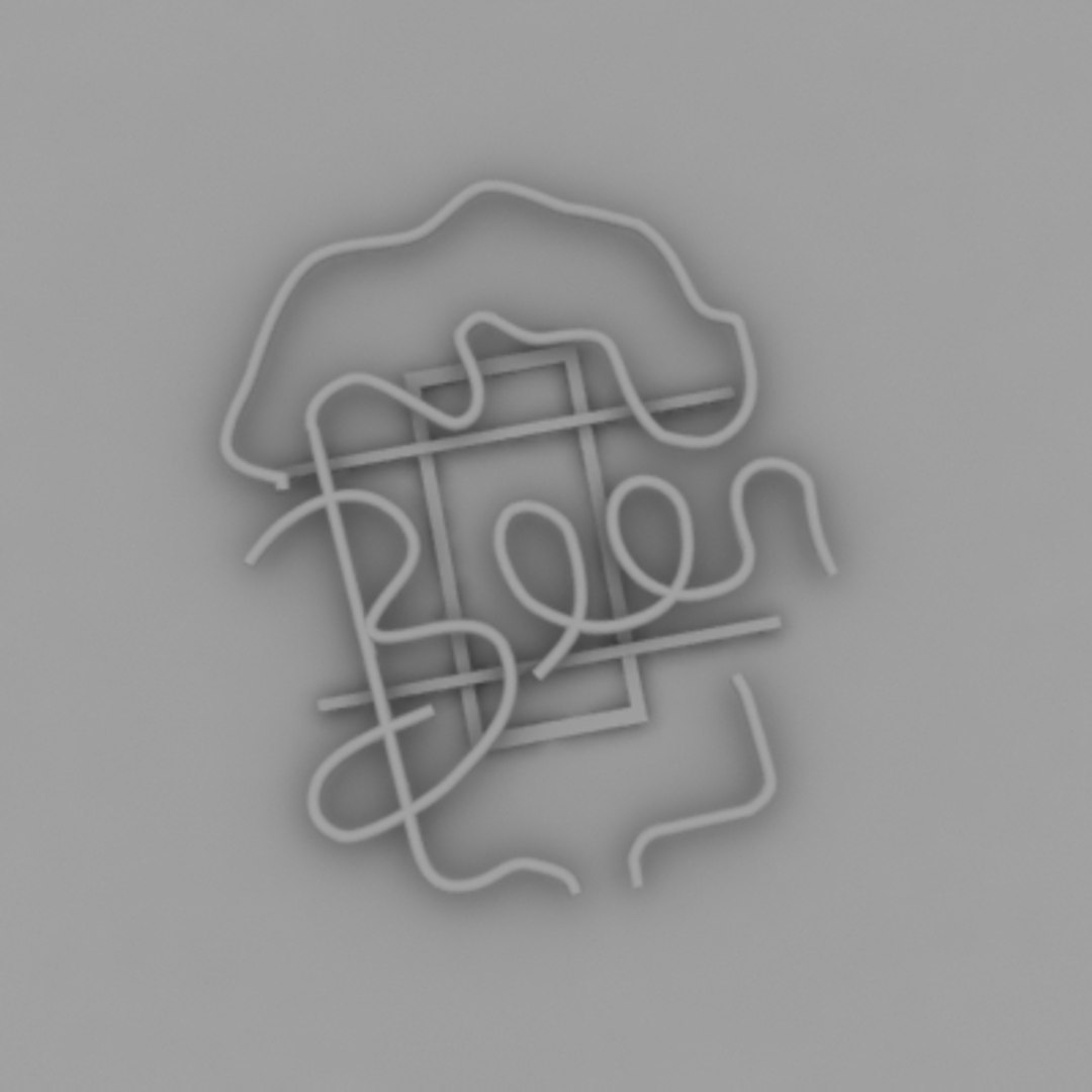 14 Neon Signs 3d Model