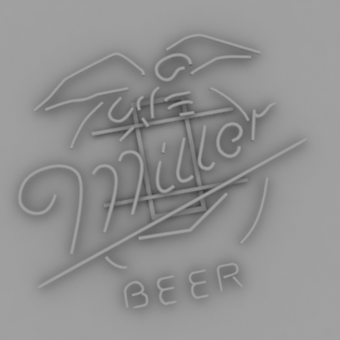 14 Neon Signs 3d Model