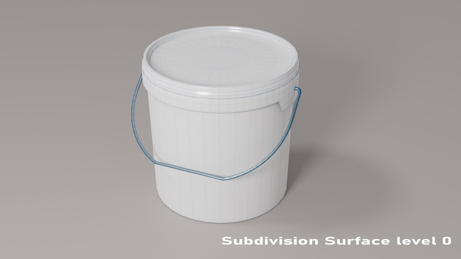 Bucket plastic paint model - TurboSquid 1490878