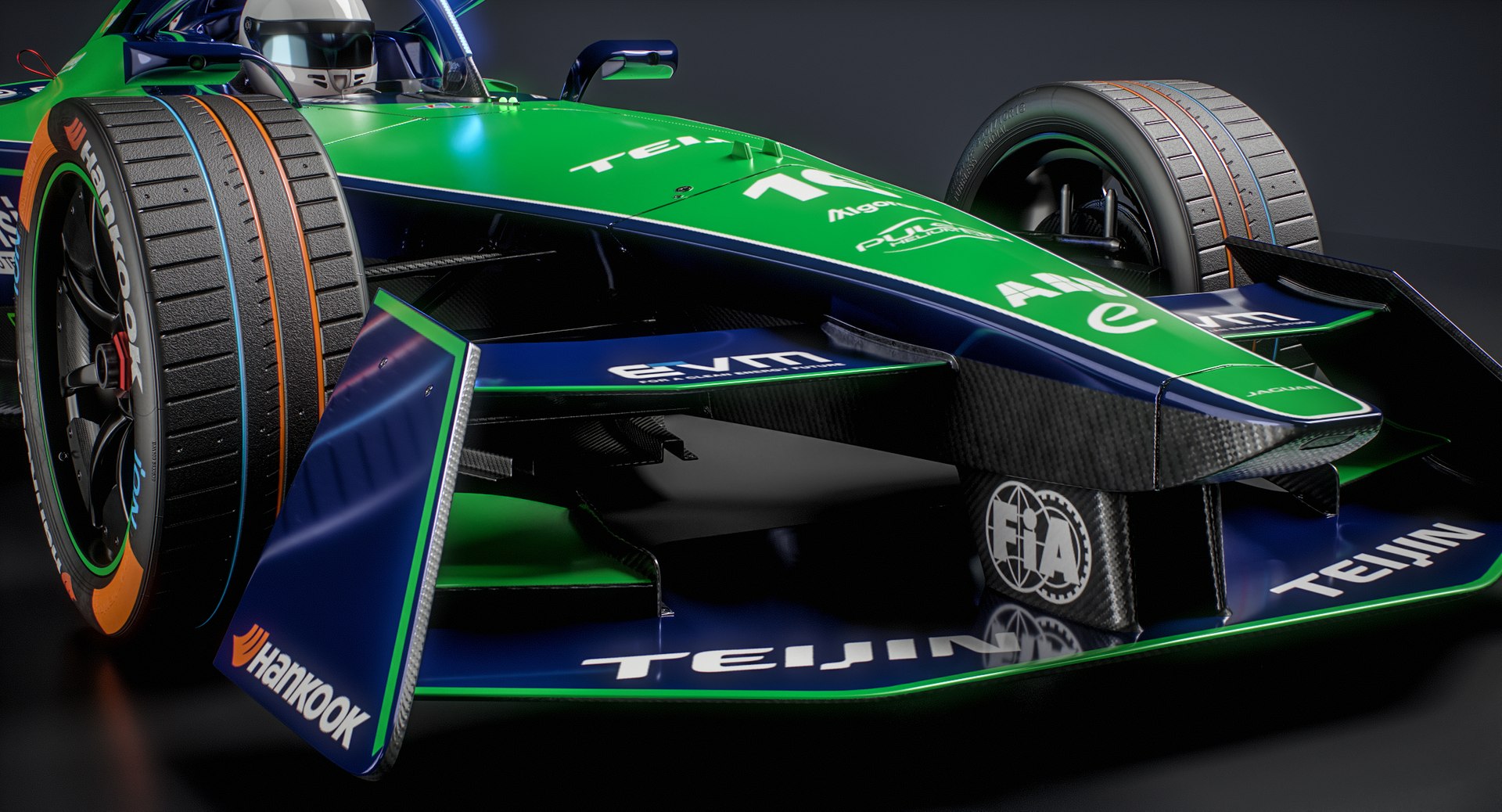 Envision Racing Formula E Team 2024 Gen3 Race Car 3D - TurboSquid 2151345