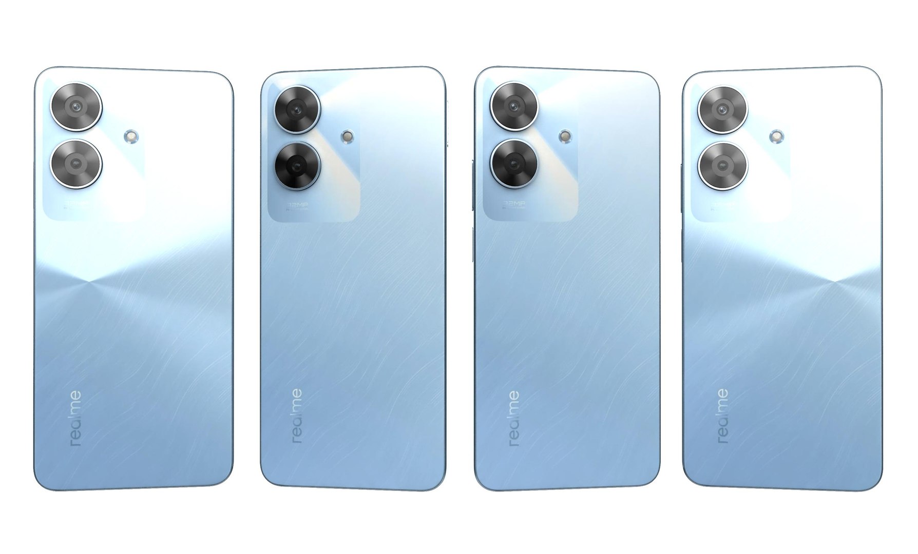 3D Model Realme Narzo N61 Voyage Blue - TurboSquid 2261752